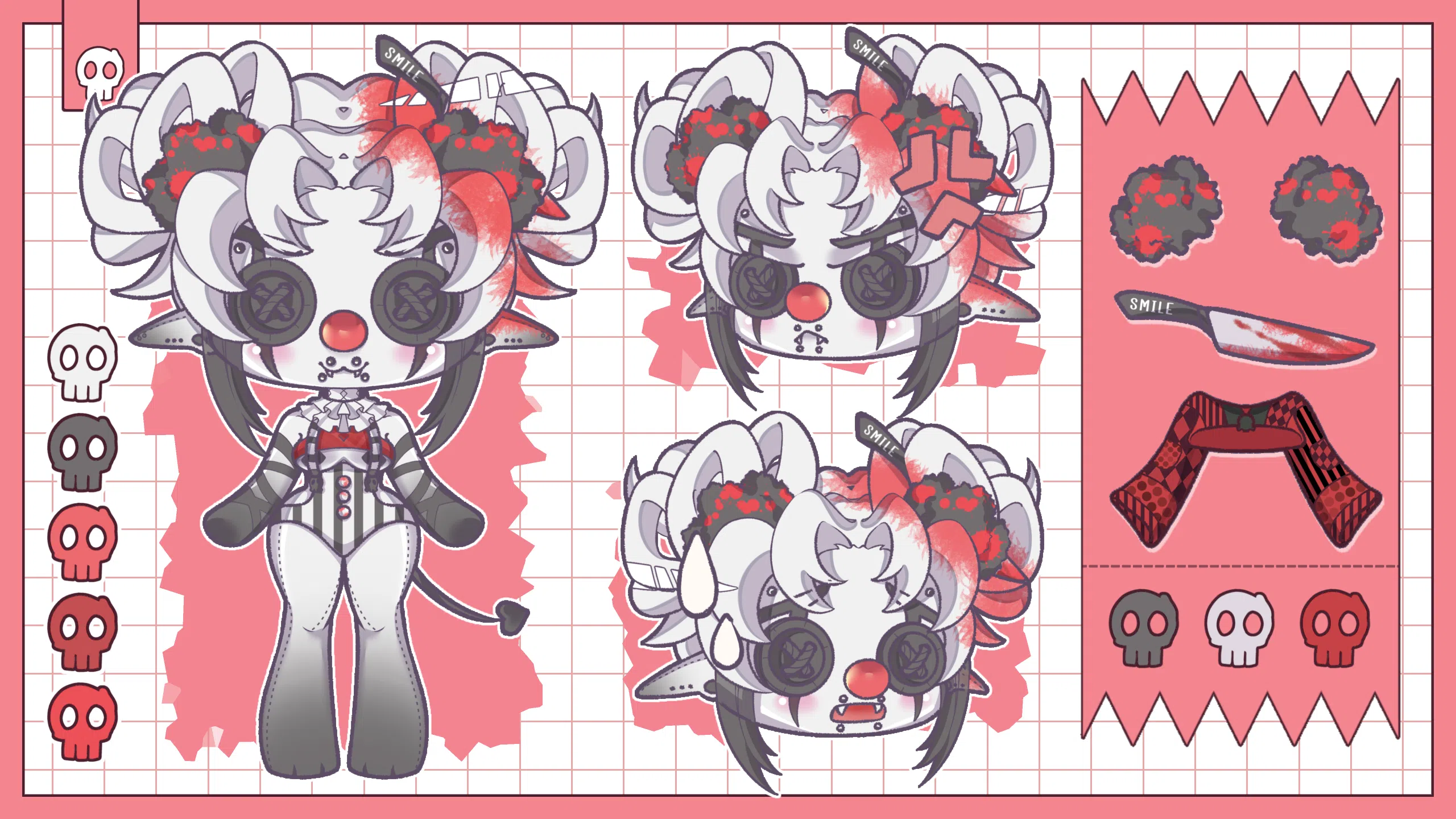 CHIBI CHARACTER SHEET by ryuukeii (@mentaikort) | VGen