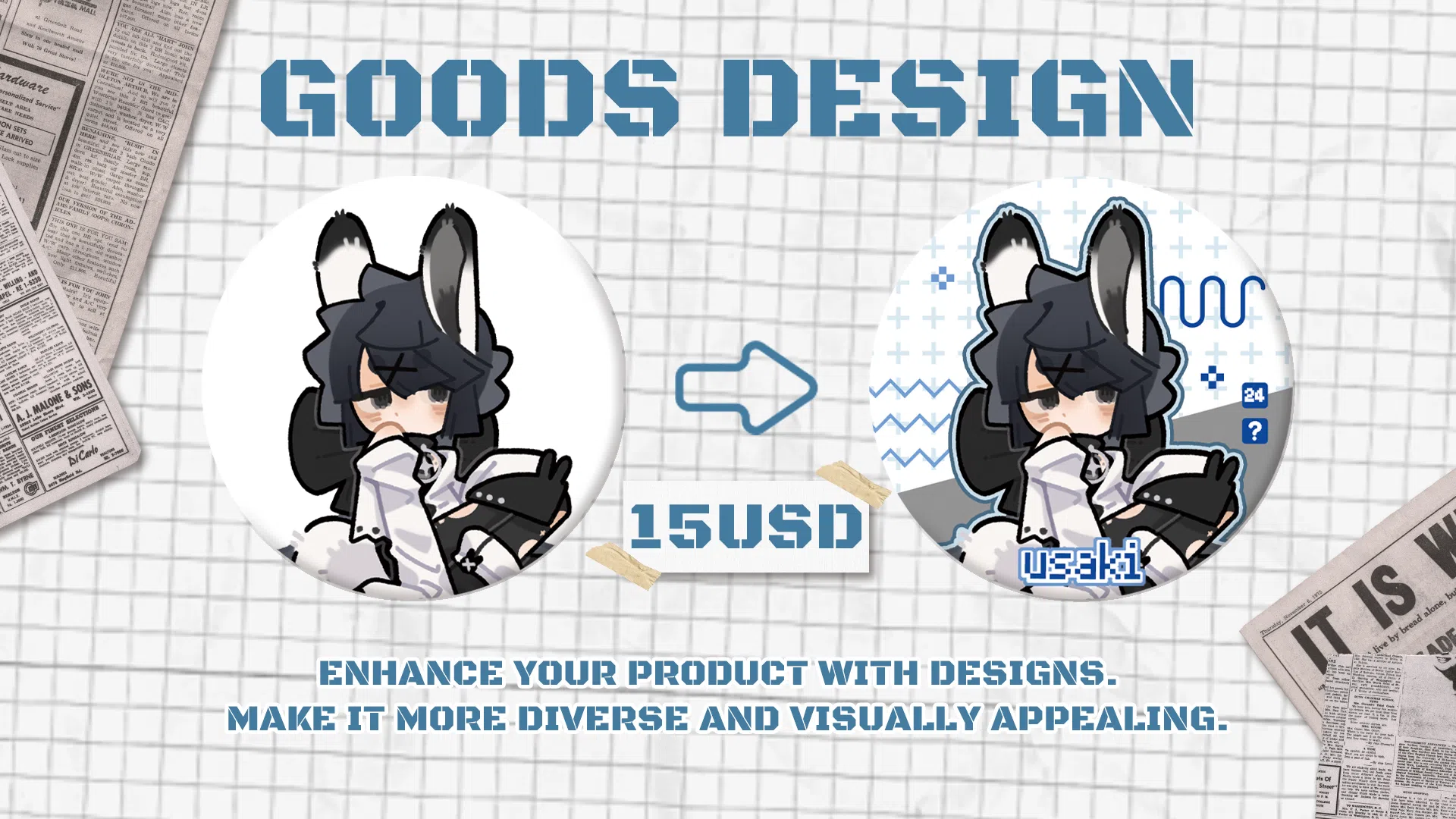Badge Design (Goods Design) Design for your physical merchandise! by ...