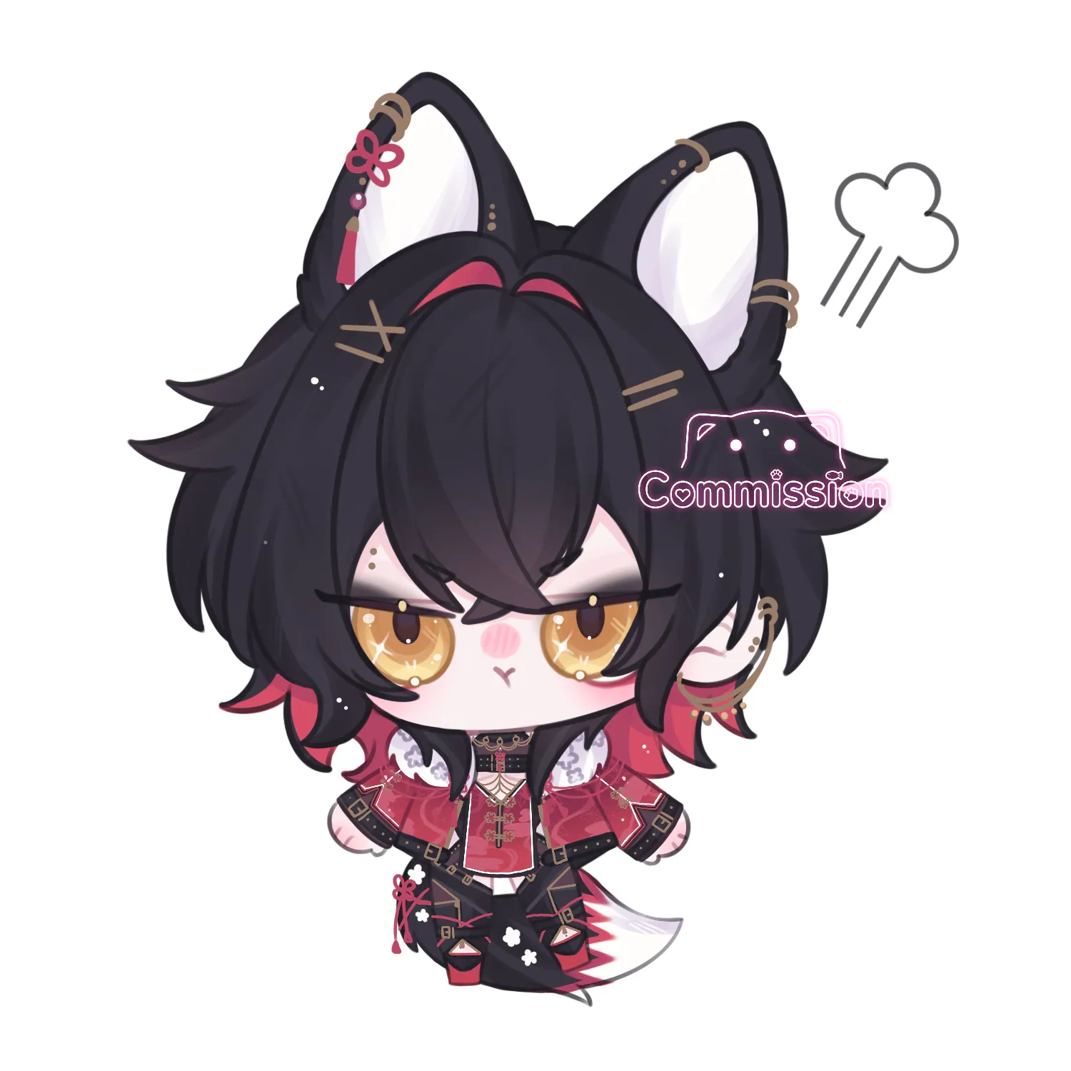 Chibi full body and background by Mimali0 (@Malila) | VGen