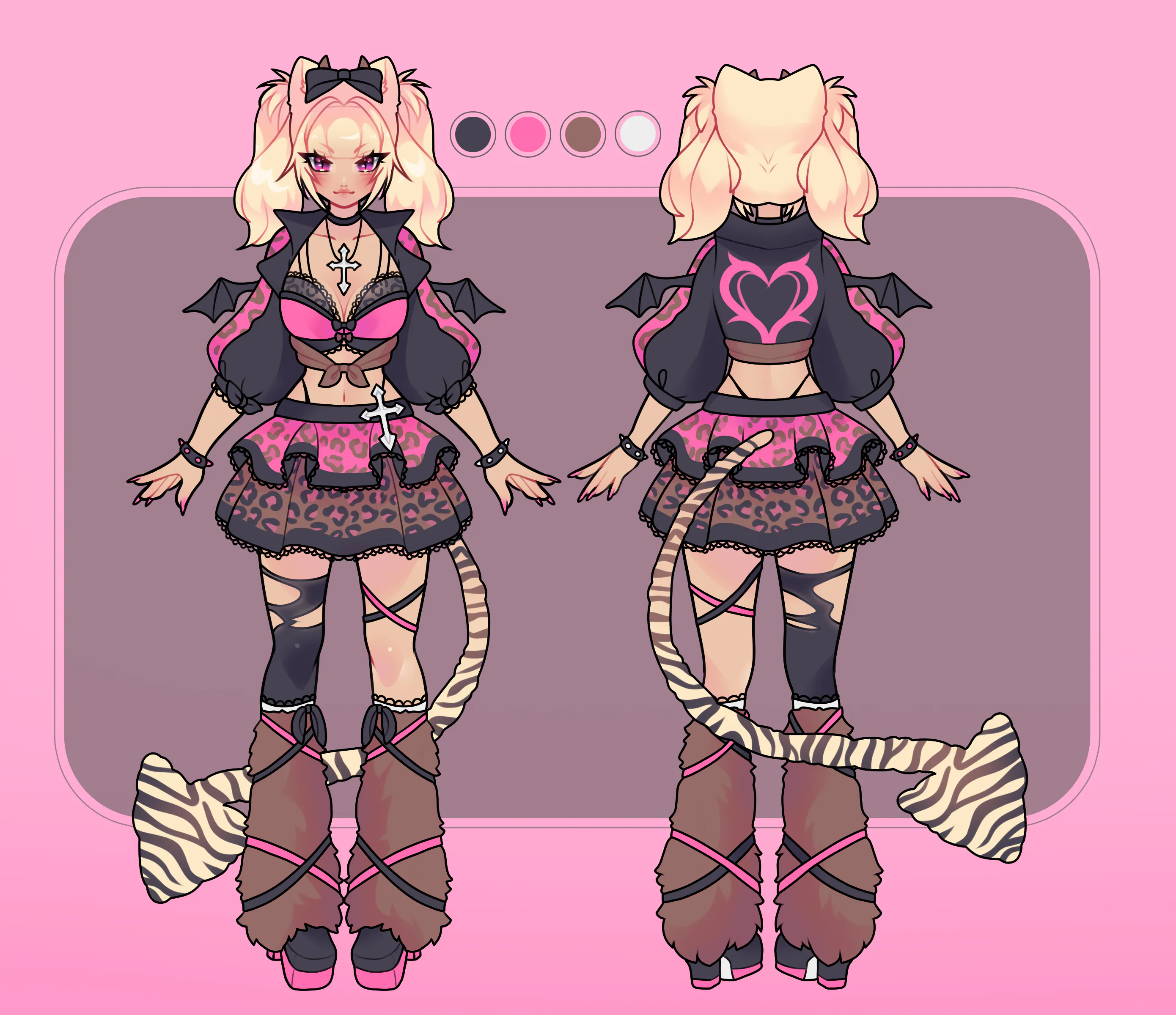 Character Design / Outfit Design / Reference Sheet by binnybun (@binnybun) | VGen