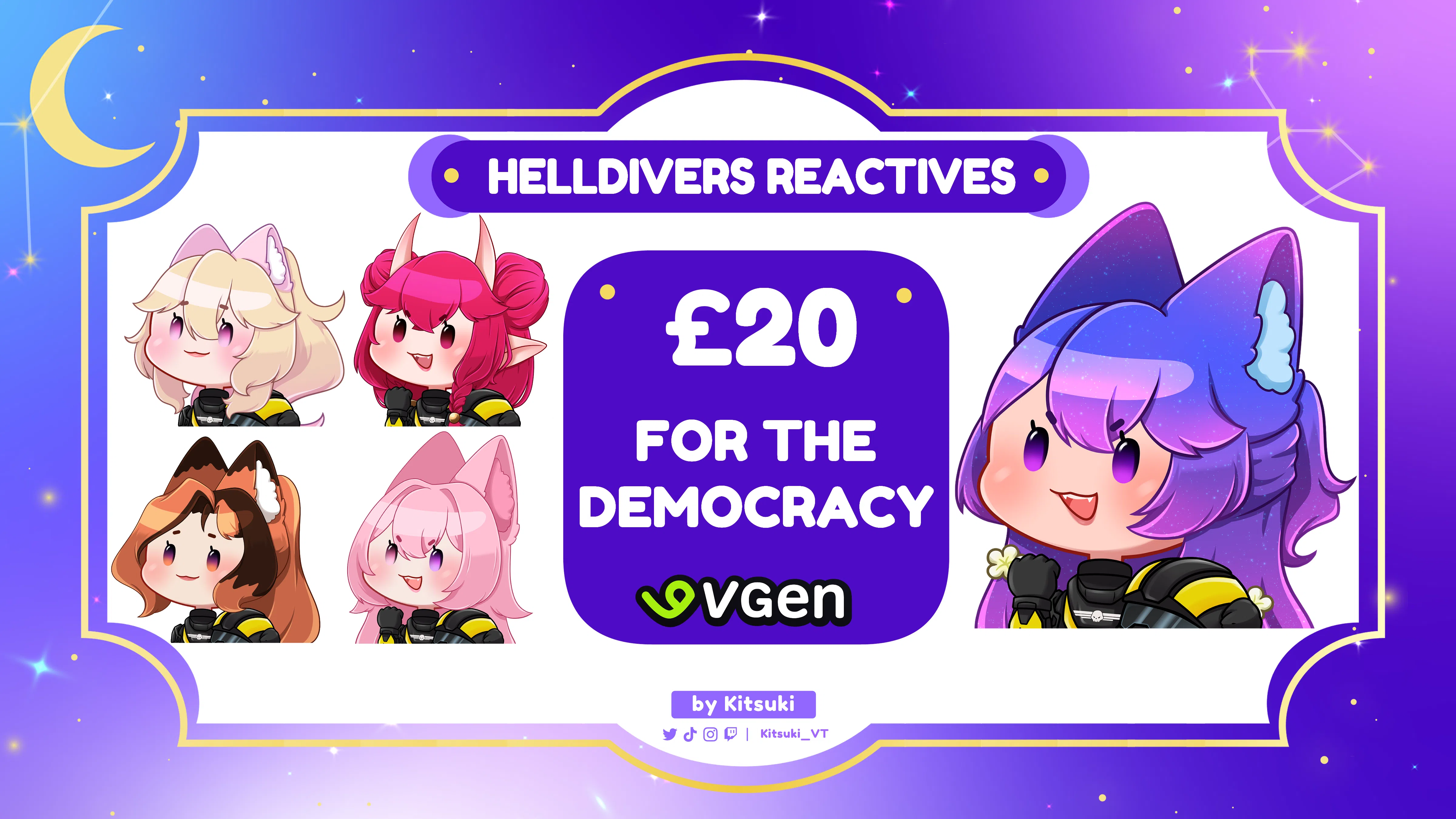 YCH HELLDIVERS 2 Reactive by Kitsuki_VT (@kitsuki_vt) | VGen