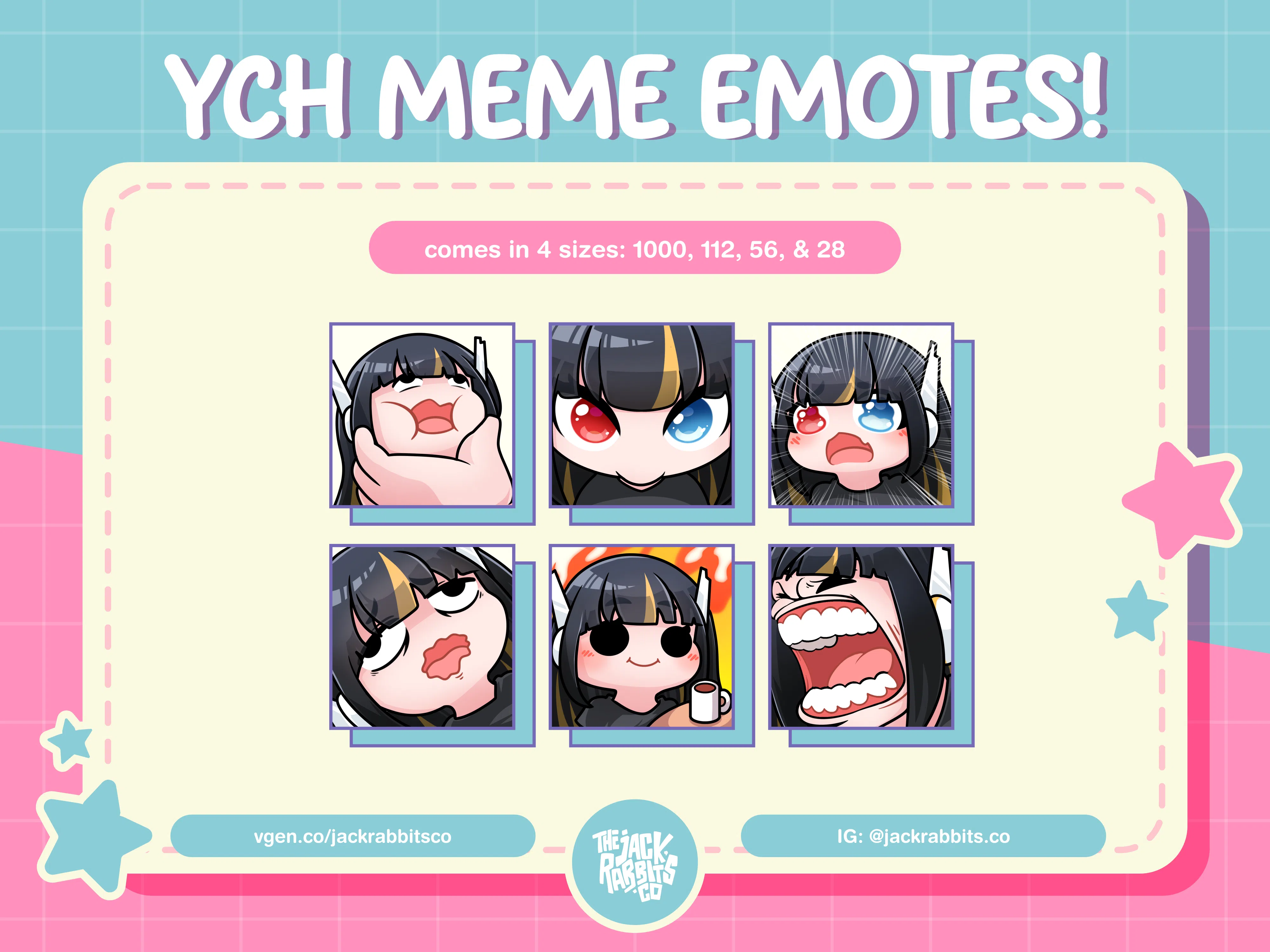 CUSTOM EMOTES by JackRabbits.Co (@jackrabbitsco) | VGen