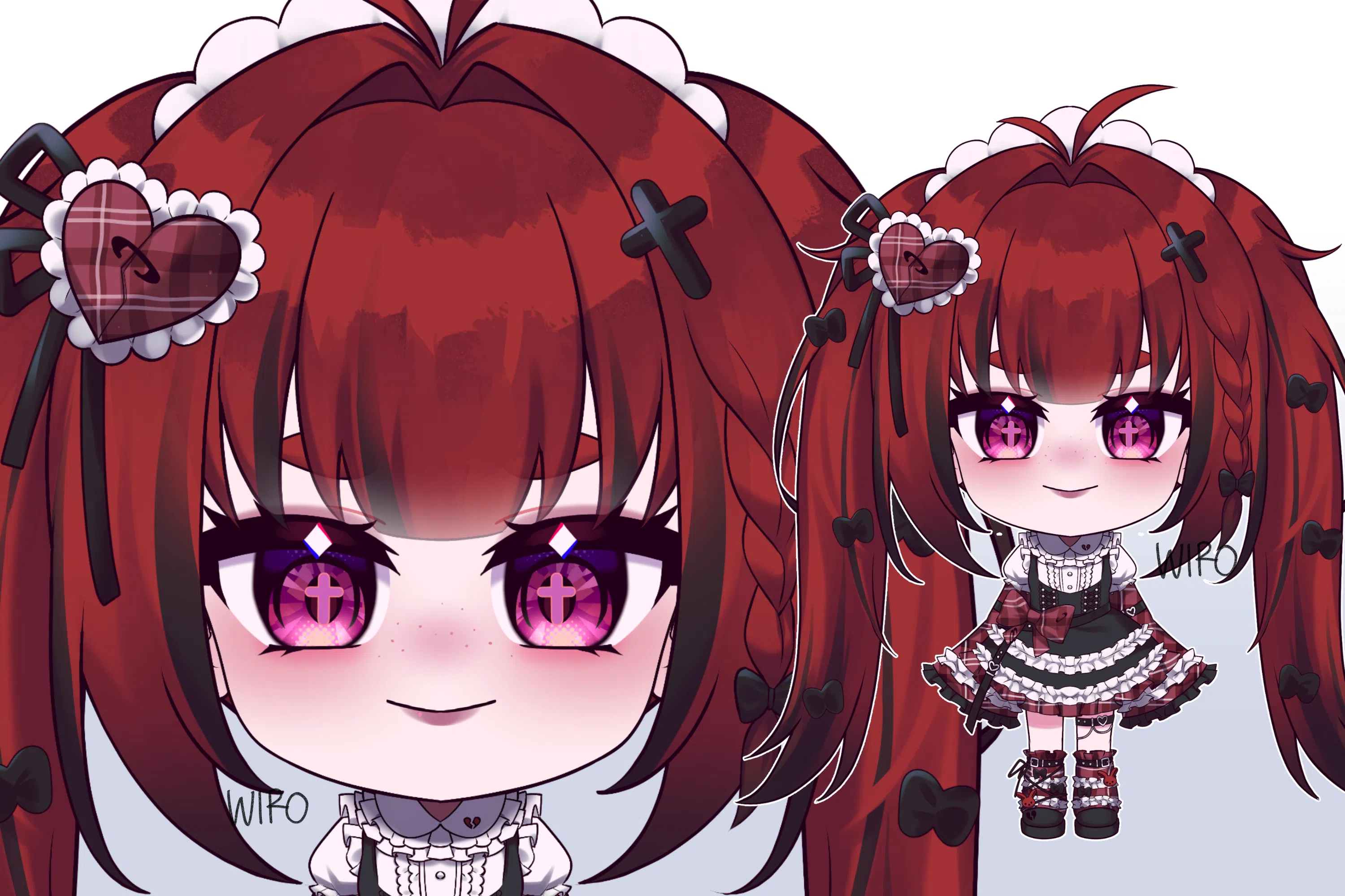 Chibi vtuber model + Rig by wiro (@wiro) | VGen