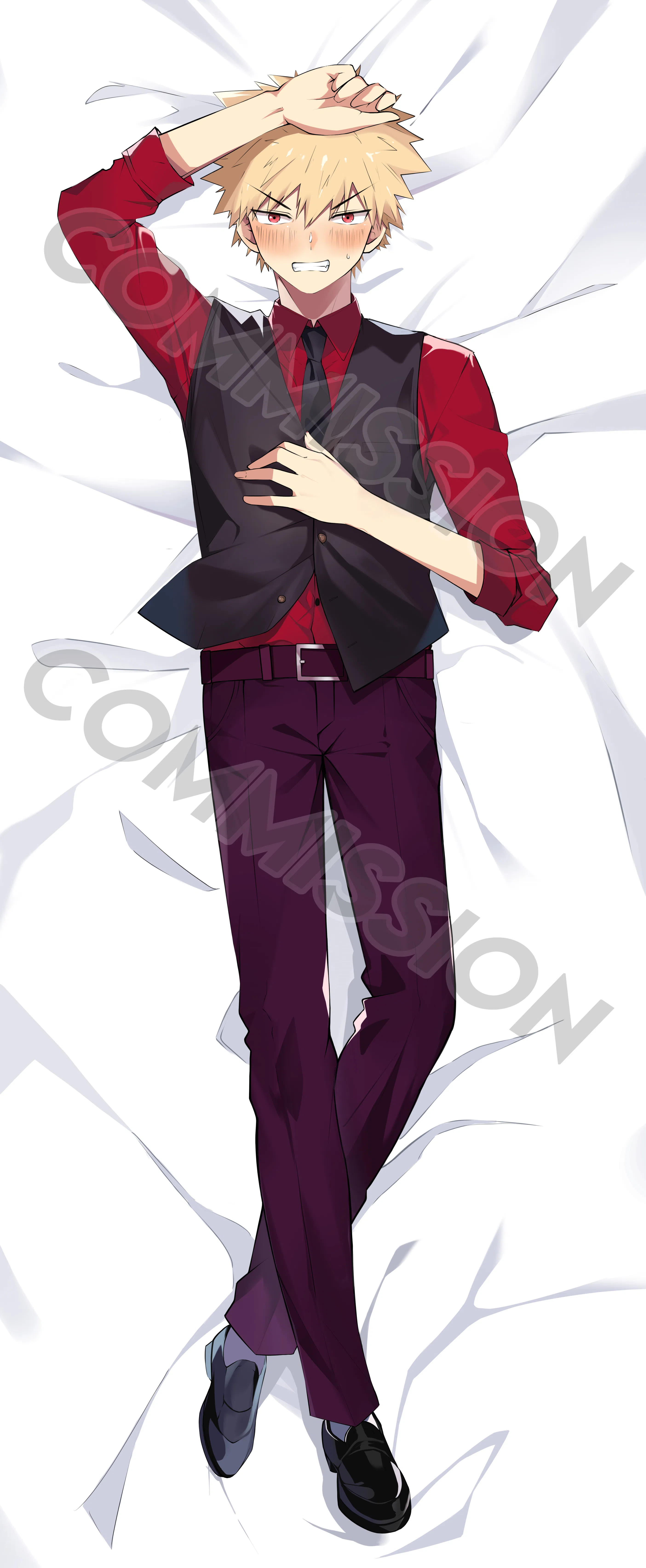 Dakimakura illustration by asanohikari (@asanohikari) | VGen