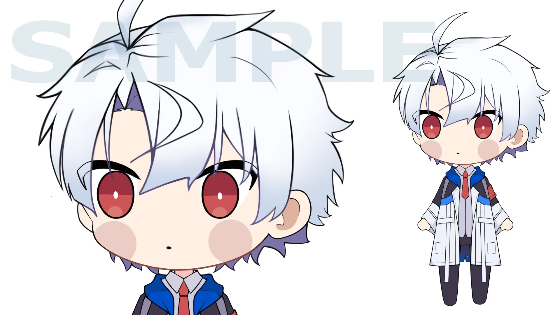 design and rigging live2d chibi model Full body by asanohikari ...