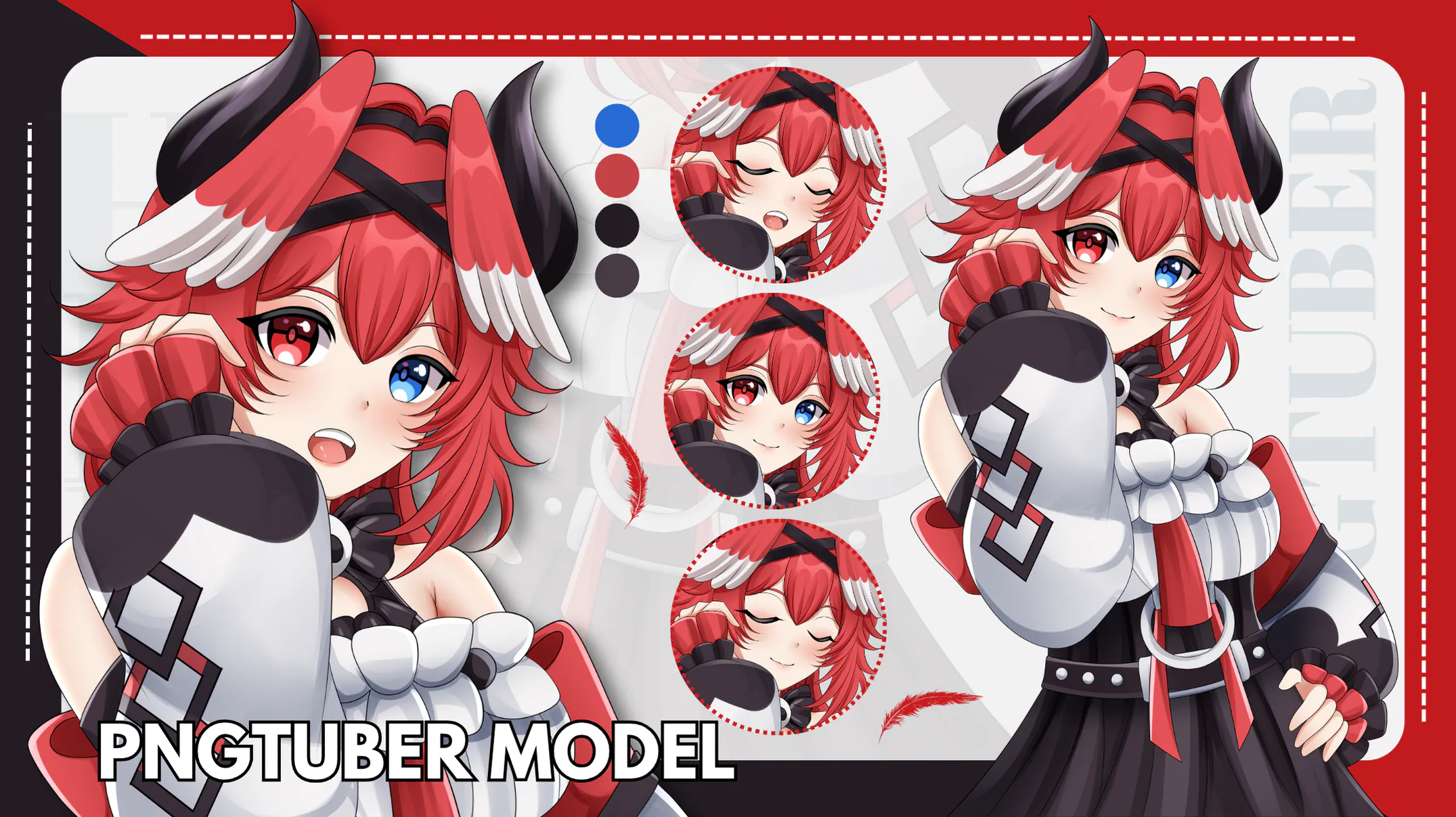 PNGtuber Model Commission by Hikaru 💖 (@hikaru2112) | VGen