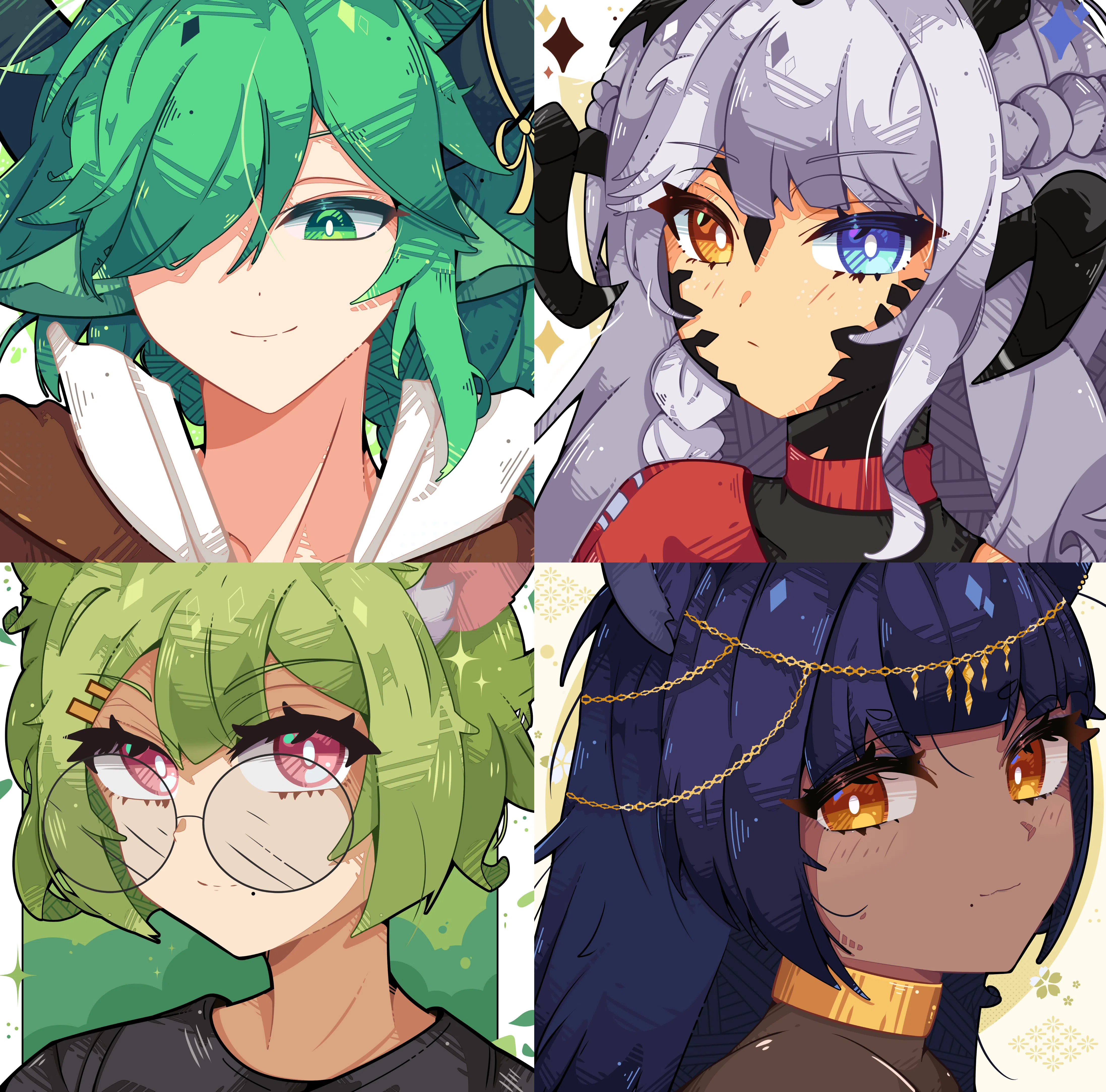 ☕ HEADSHOT（Surprise me!/Skeb style） by Hiro Horn (@pixelhorn) | VGen