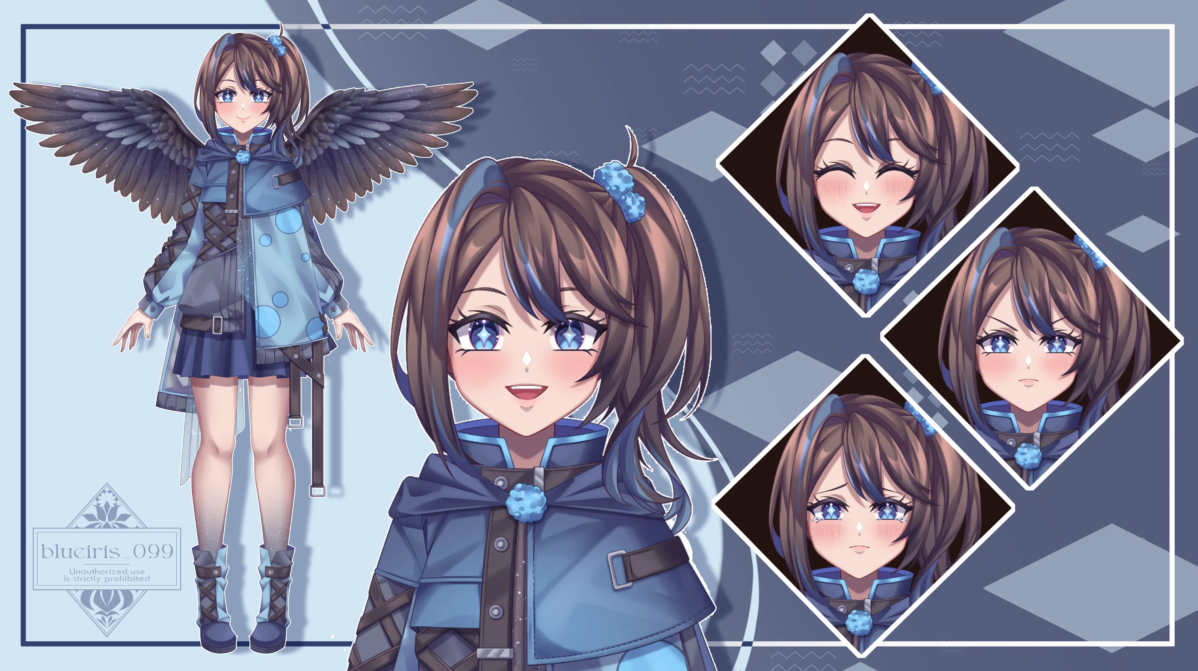 Ready-to-Rig L2D Model by Blue Iris 💙 (@blueiris_099) | VGen