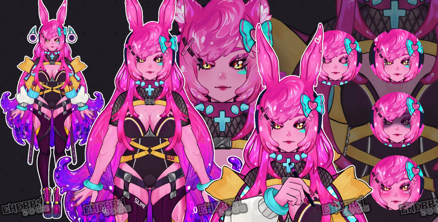 LIVE2D Model by CHERRY SODA (@SodaSlimeCherry) | VGen