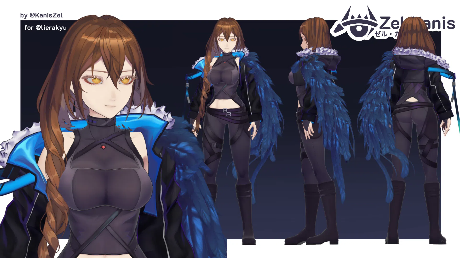 Vtuber/VRChat Model by Zel Kanis (@ZelKanis) | VGen