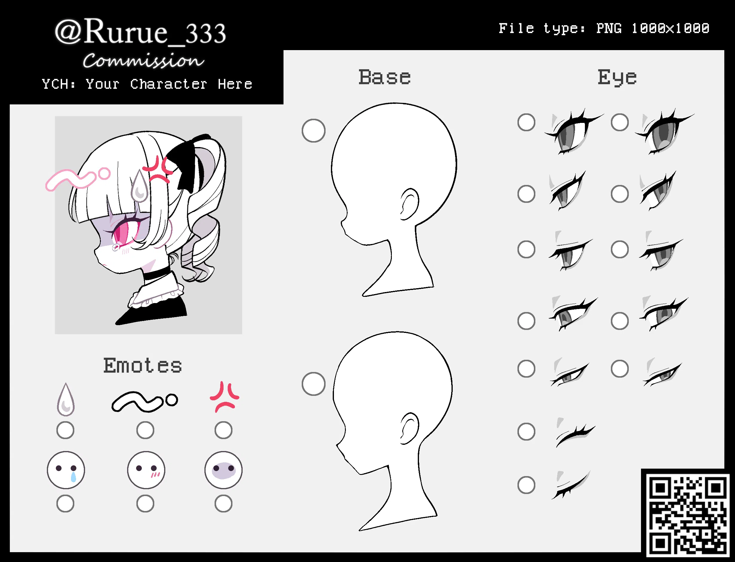 YCH0 by るるちゃん (@Rurue_333) | VGen