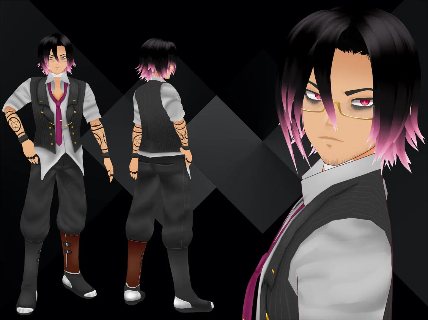 Basic VRoid Model by ChaoticBlossoms (@ChaoticBlossoms) | VGen