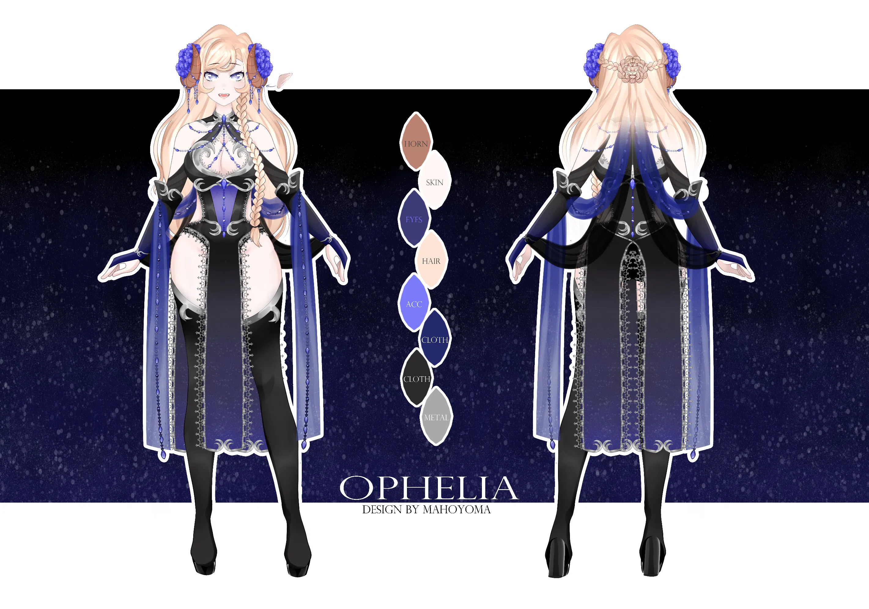 VTuber/Character Reference Sheet! by Yoma ⚓︎ VTuber (@mahoyoma) | VGen