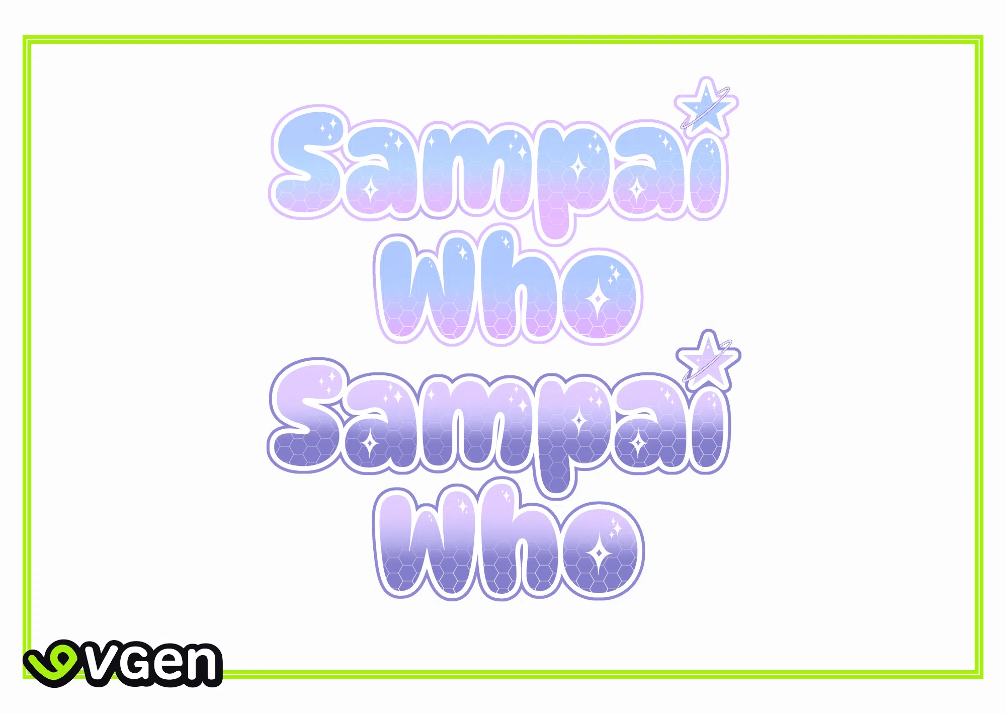 DISCOUNTED: Vtuber Logo / Watermark by Zeal Mystica (@Zeal_Mystica) | VGen