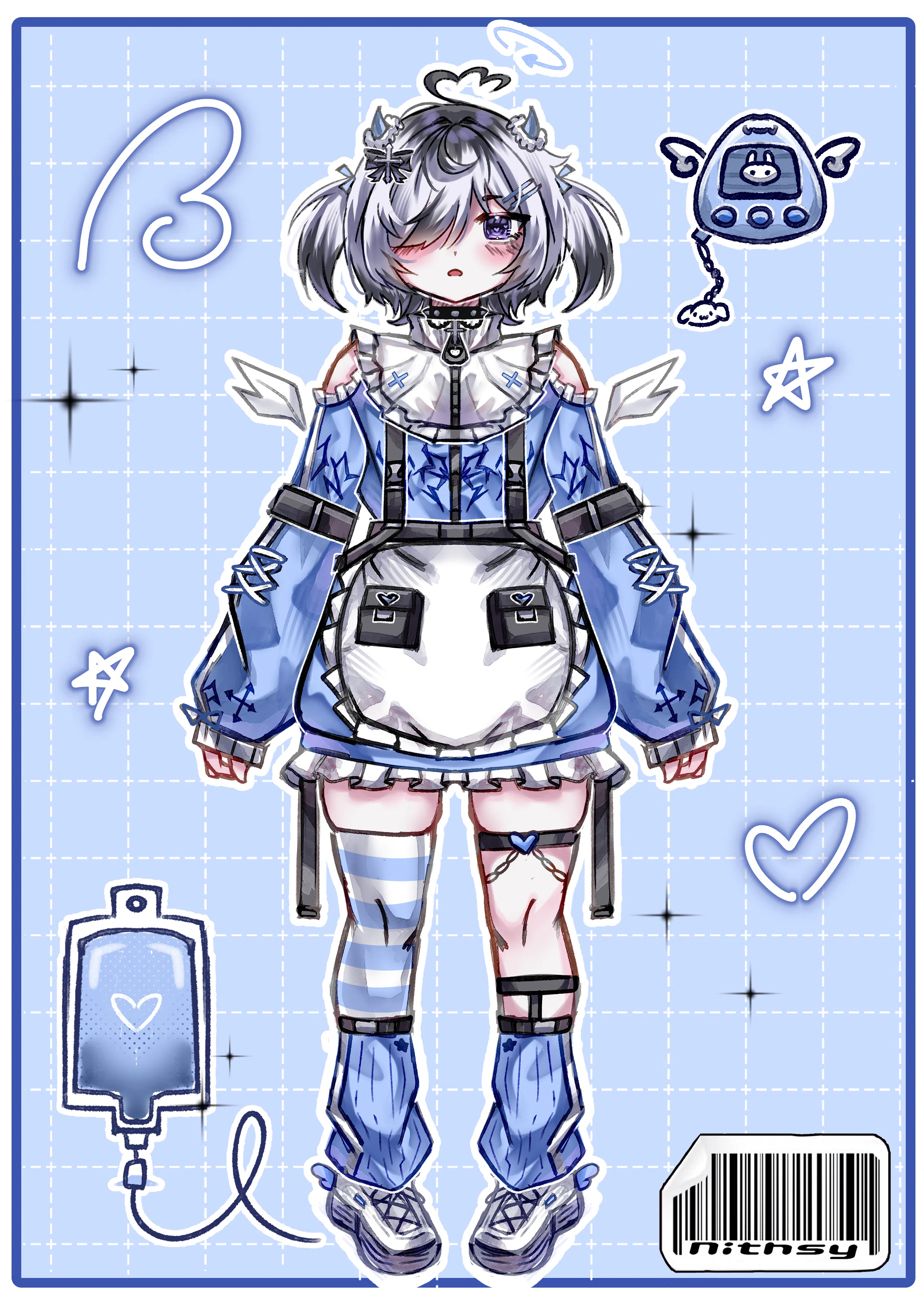 CHIBI VTUBER (READY TO RIG) by Nithsy (@Nithsy) | VGen