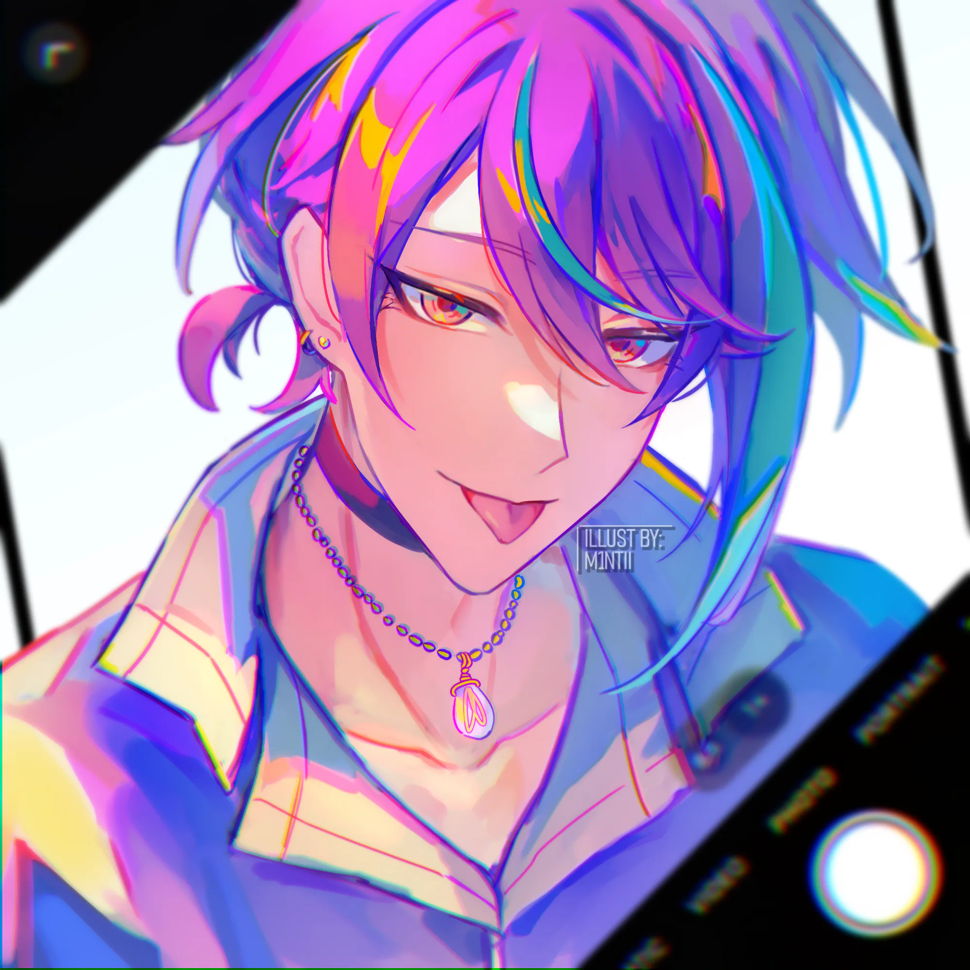 Doodle Render Illustration(Bust up) by m1ntii (@m1ntii) | VGen