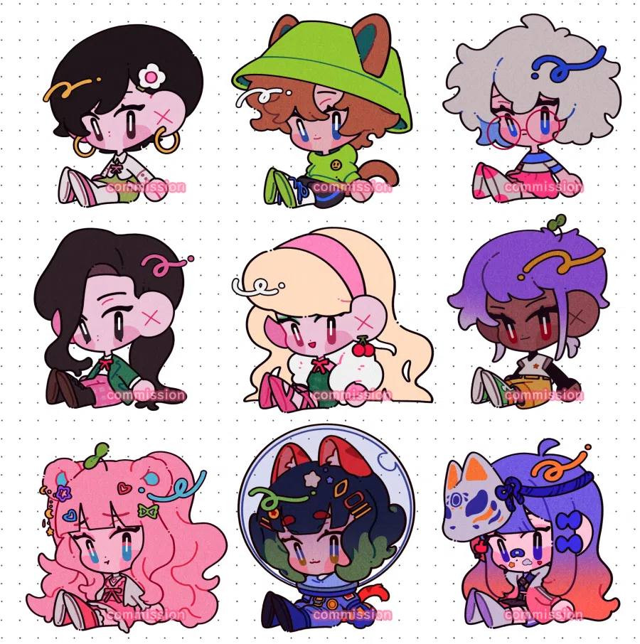 YCH SITTING CHIBI by asyu (@asyu_yu) | VGen