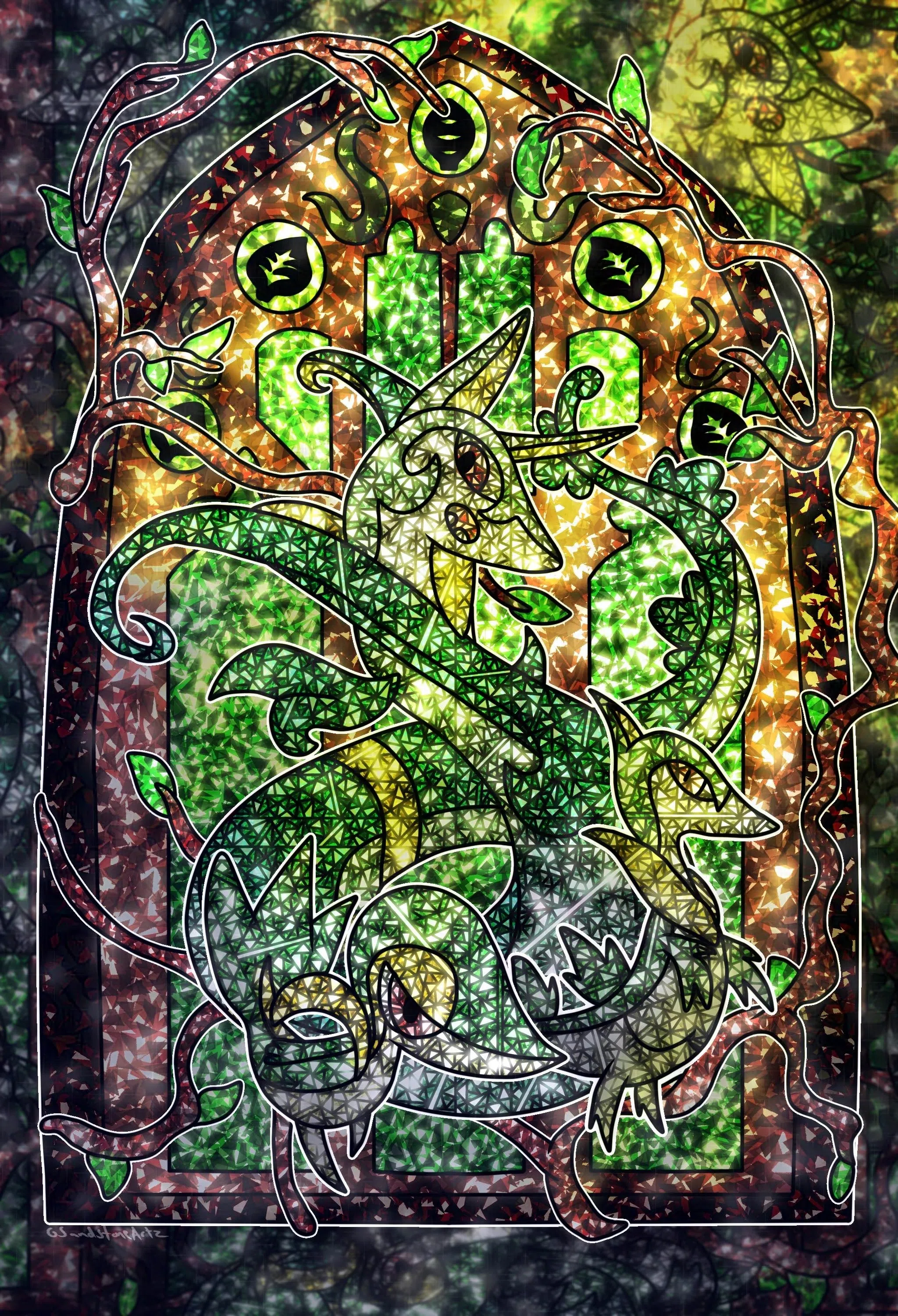 Stain Glass Window Style by SandStoneArtz (@sandstoneartz) | VGen