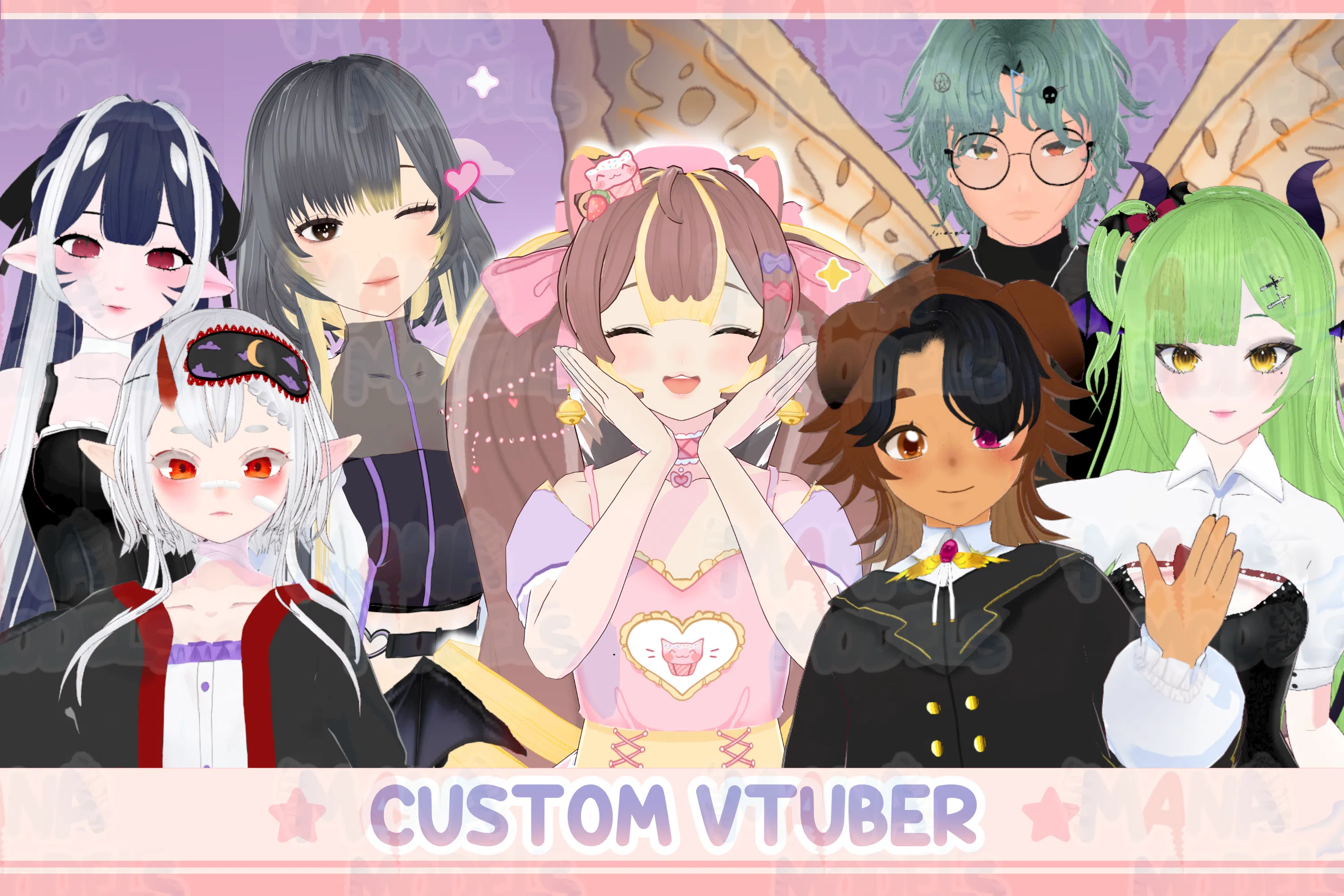 VROID Custom Vtuber by Mana (@ManaModels) | VGen