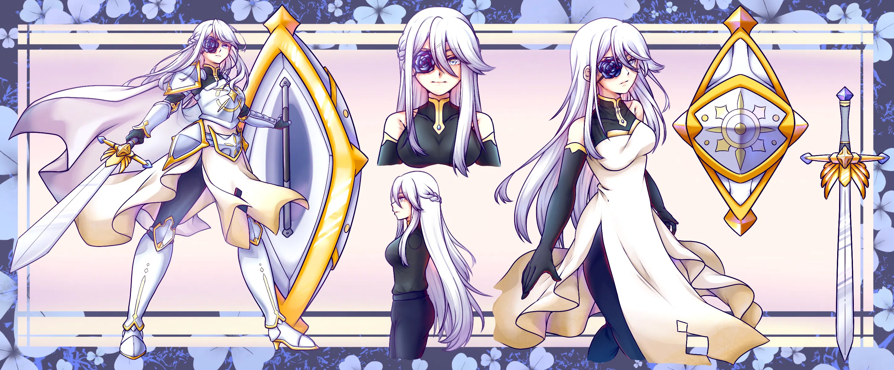 Rendered Character Sheet by Yoru (@shiro_yoru_kuro) | VGen