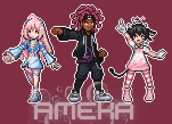 Pokémon Trainer Front Sprites by Ameka Bytes (@DoomedAme) | VGen