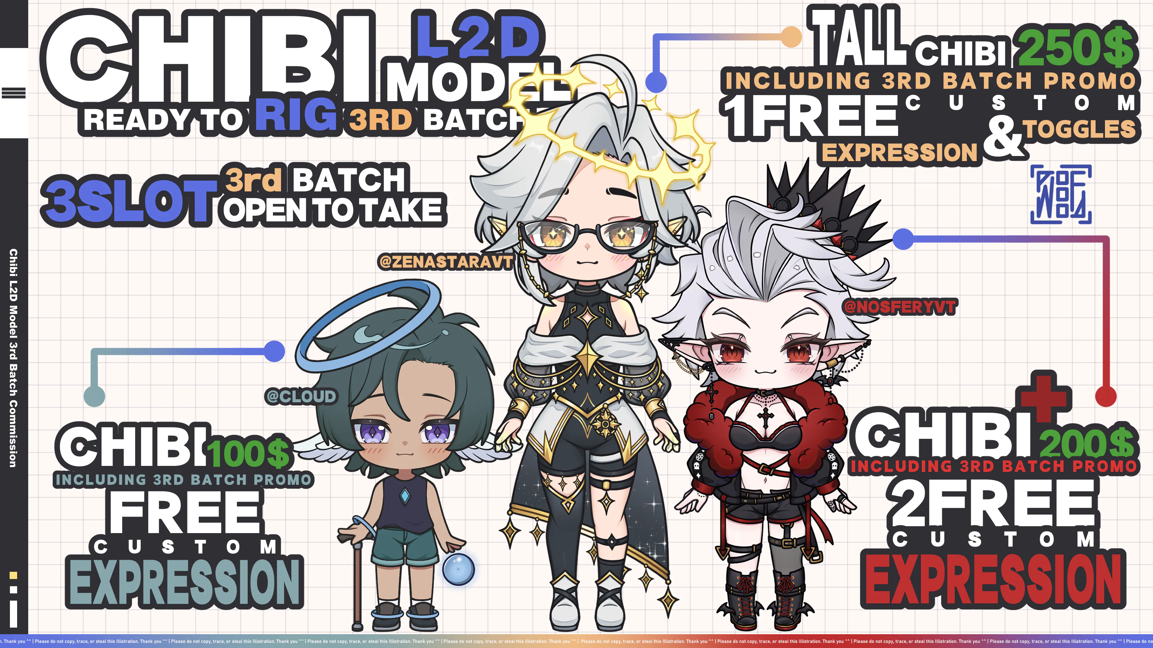 Chibi L2D Model [ Ready to RIG ] by aWoooFa (@aWoooFa) | VGen