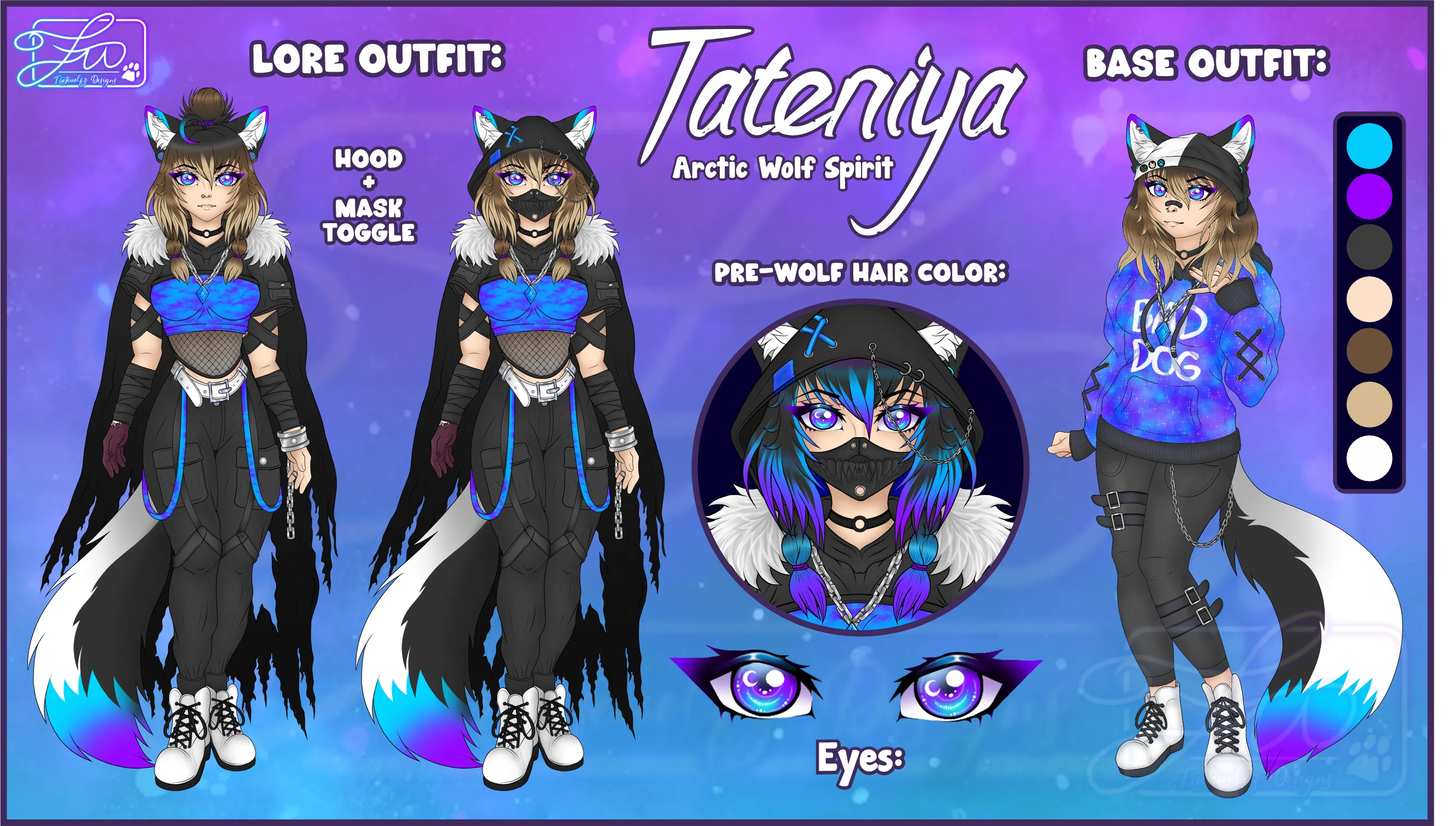 Full-Body Reference Sheet by lexiwolfz (@lexiwolfz) | VGen