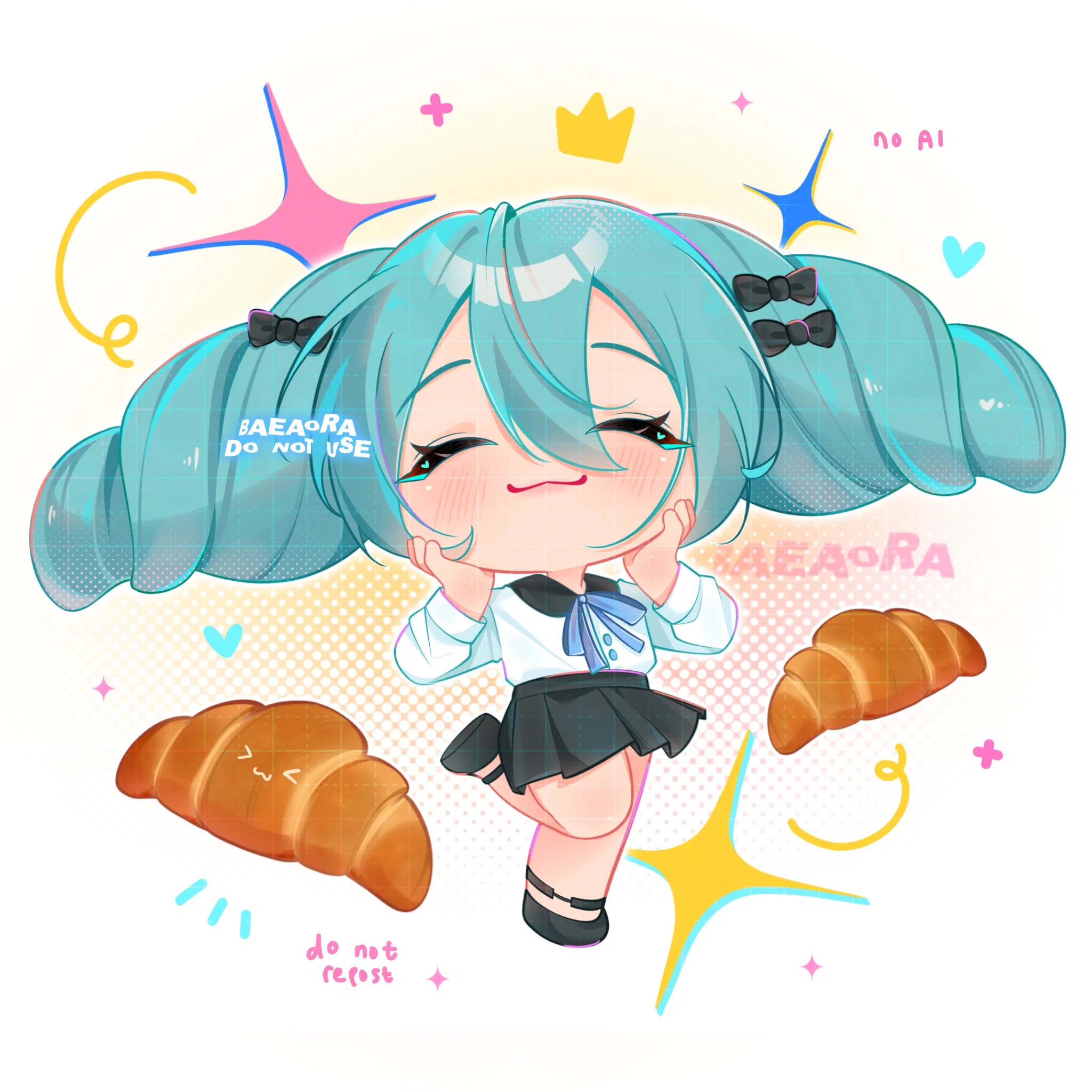 CHIBI full body! ˖ ★⁺⑅♡ by aoRa ☆ 🩵 (@baeaora) | VGen