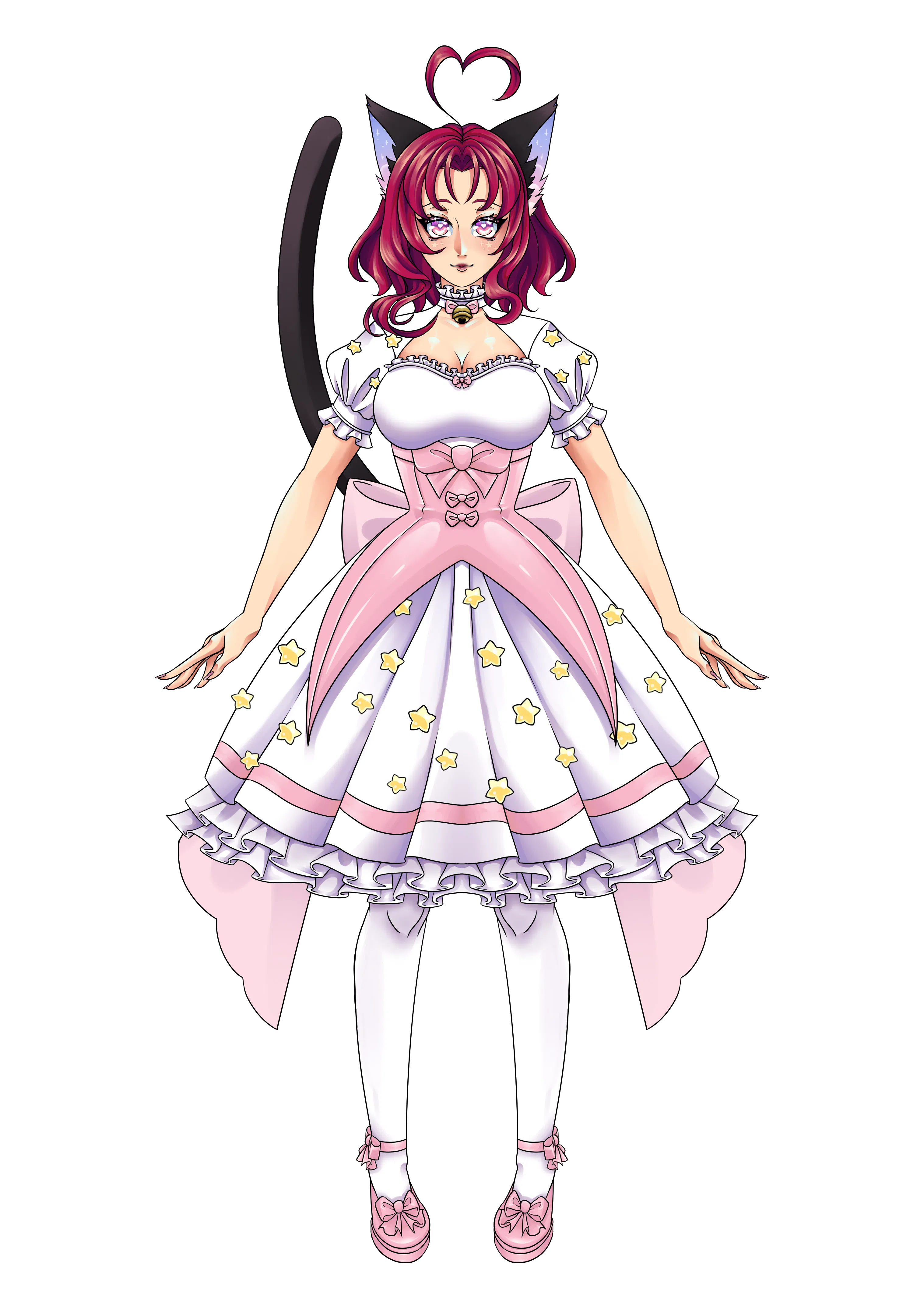 Vtuber model (ready to rig) by Sweet Little Neko (@Sweetlittleneko) | VGen