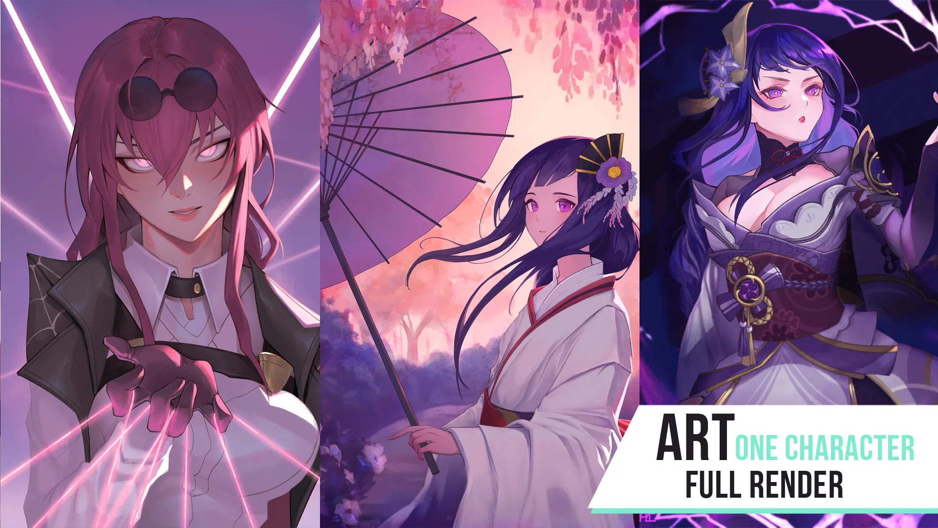 ART | 1 CHARACTER | FULL RENDER by KAZE (@kaze) | VGen