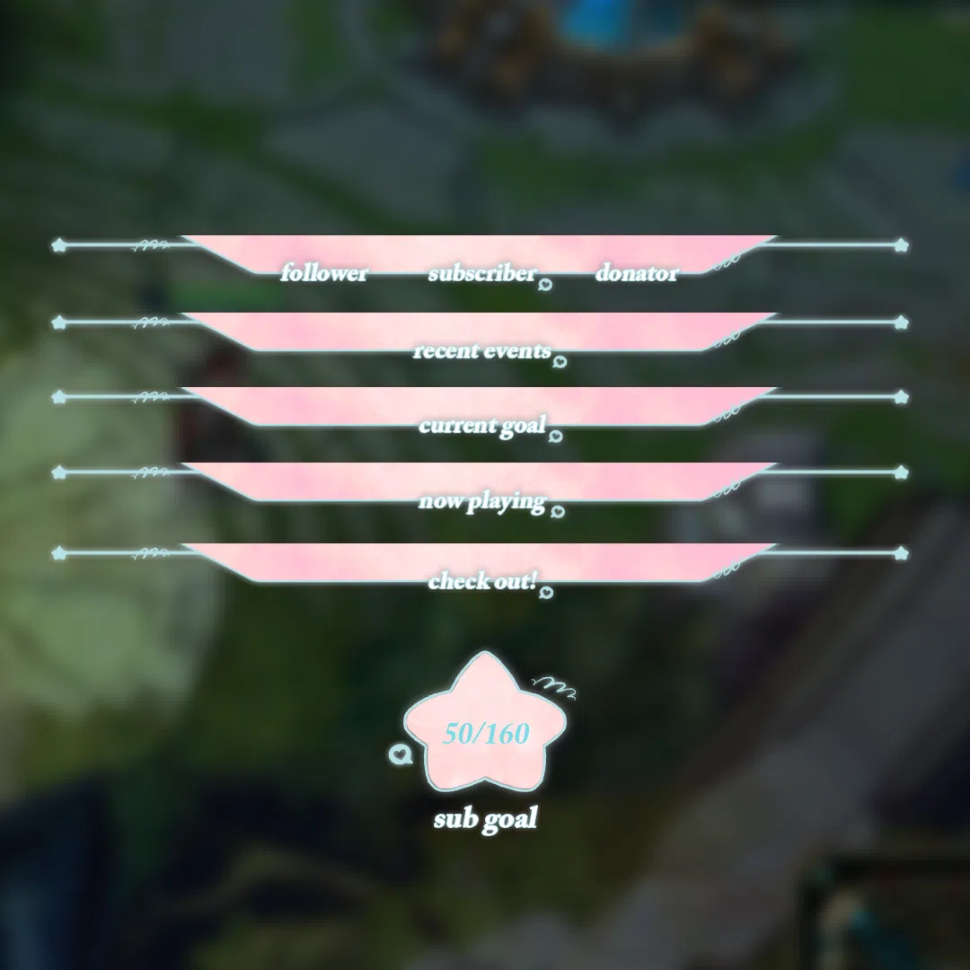 Minimal Overlay (for custom backgrounds) by Saura (@saurawr) | VGen