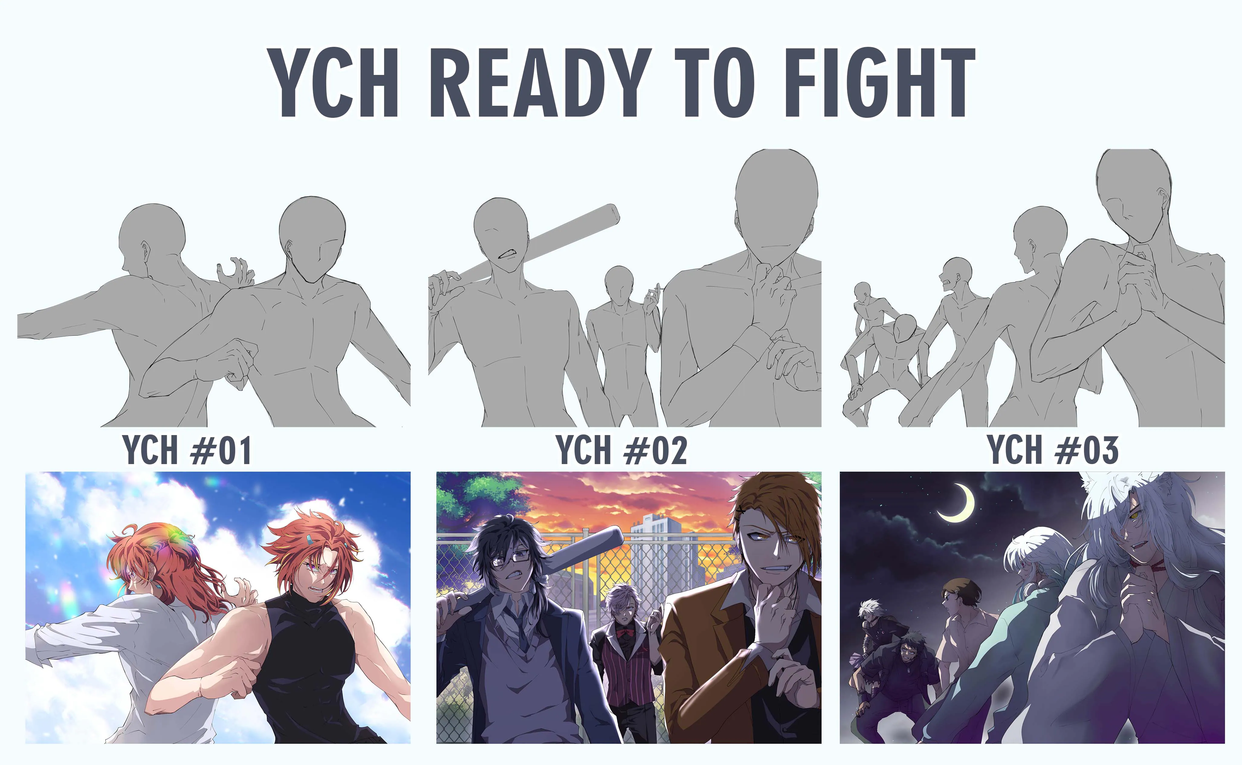 YCH - Ready To Fight by Kaito Kurosaki (@15death) | VGen