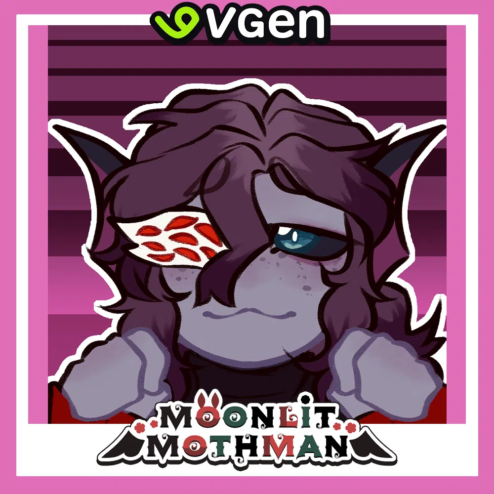 symetrical icon ych by moonlitmothman (@moonlitmothman) | VGen