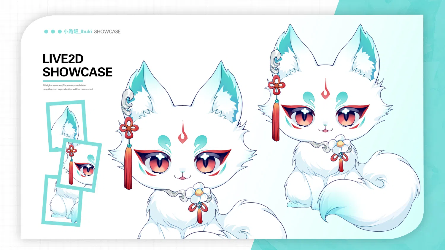 Animal chibi Live2D Vtuber model art+rig by ibuki_Live2d (@wv1996112 ...
