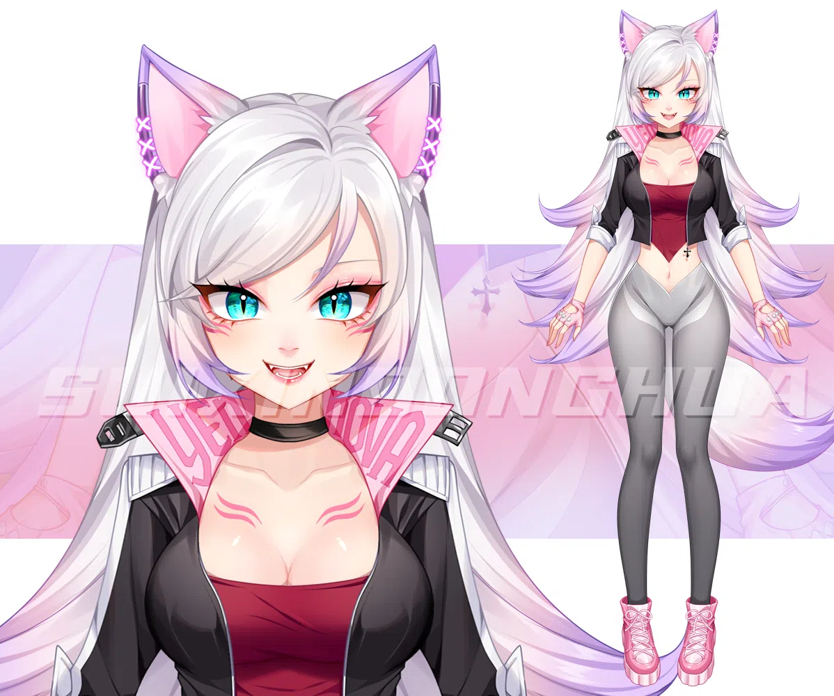 [ART+RIG] High-quality Custom Live2D Vtuber Model (New Seller Discount) by ibuki_Live2d ...