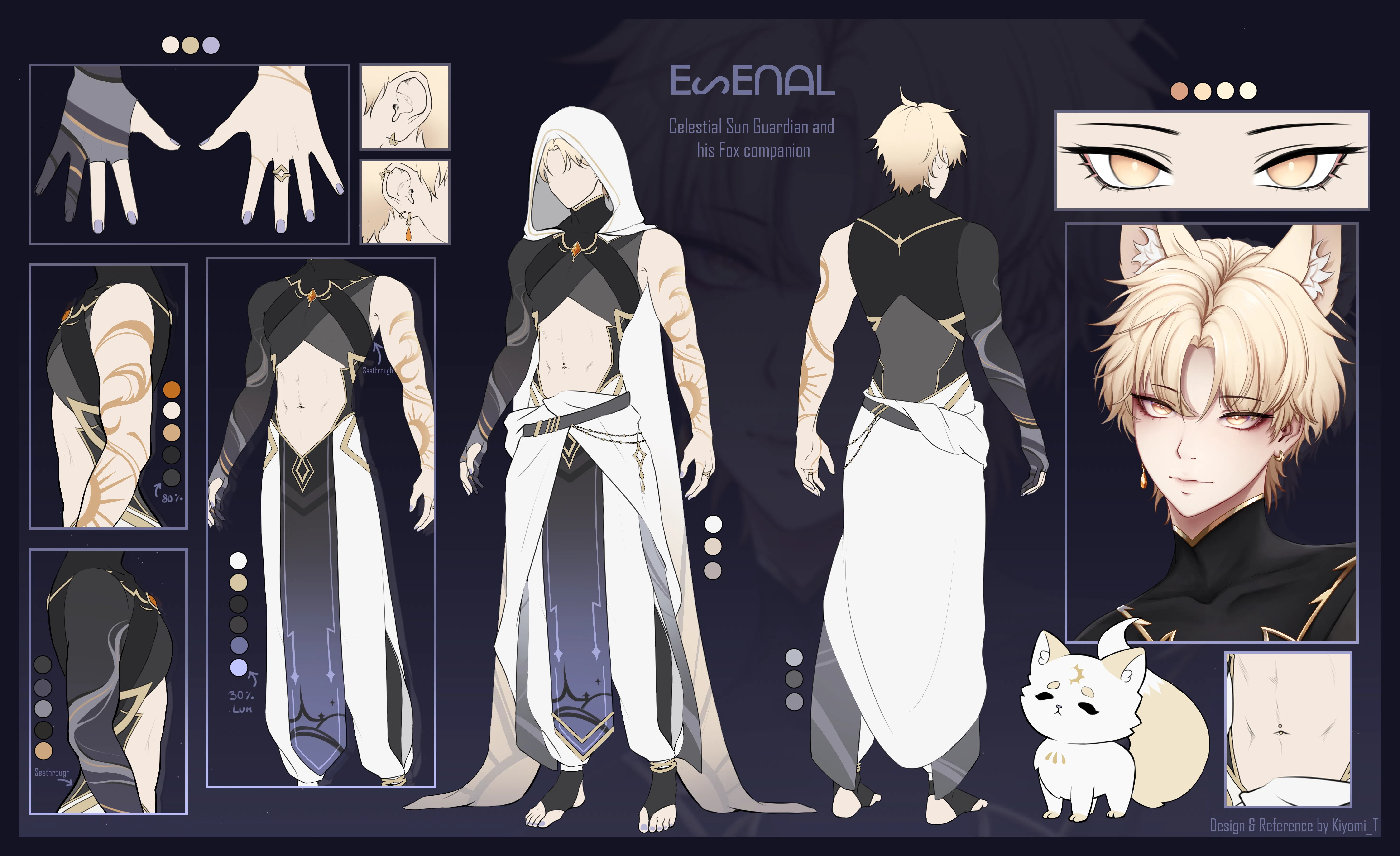 Character Reference Sheet by Kiyomi😈┊VTUBER & V-ARTIST (@KiyomiT) | VGen