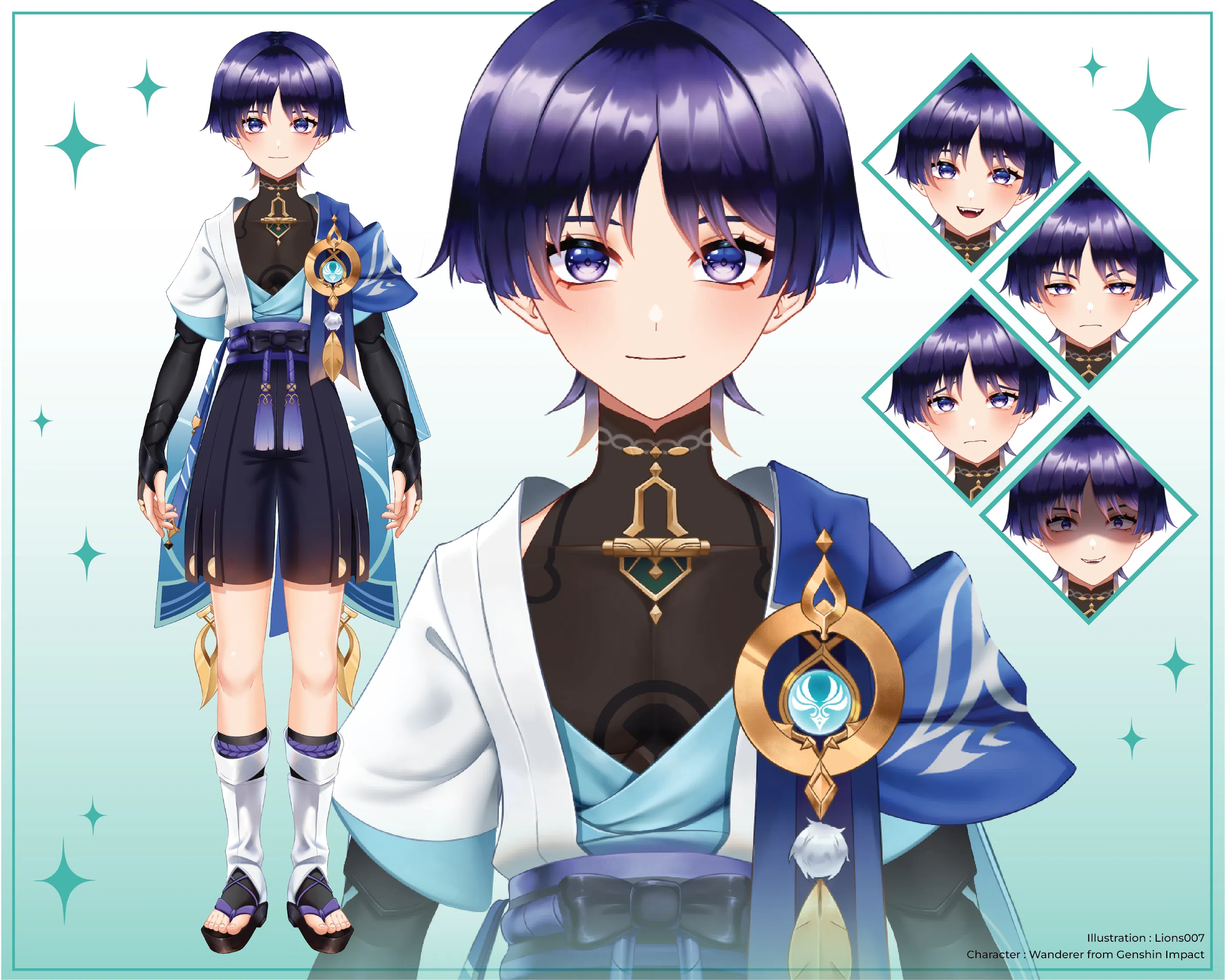 Full Body Vtuber Model by Lions007 (@lionss007) | VGen