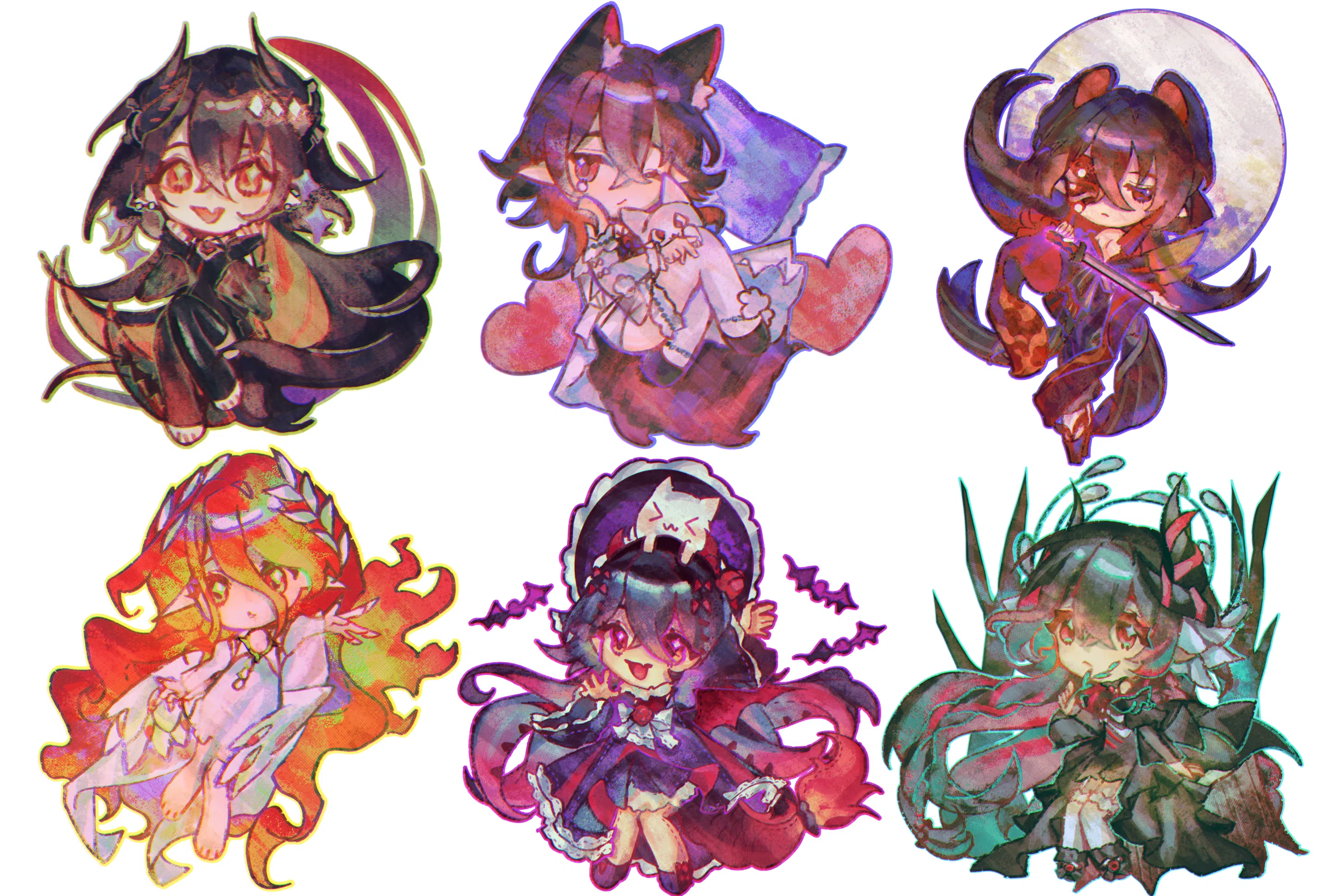 Chibi illustration [Style 2] by Ciona (@ciona) | VGen