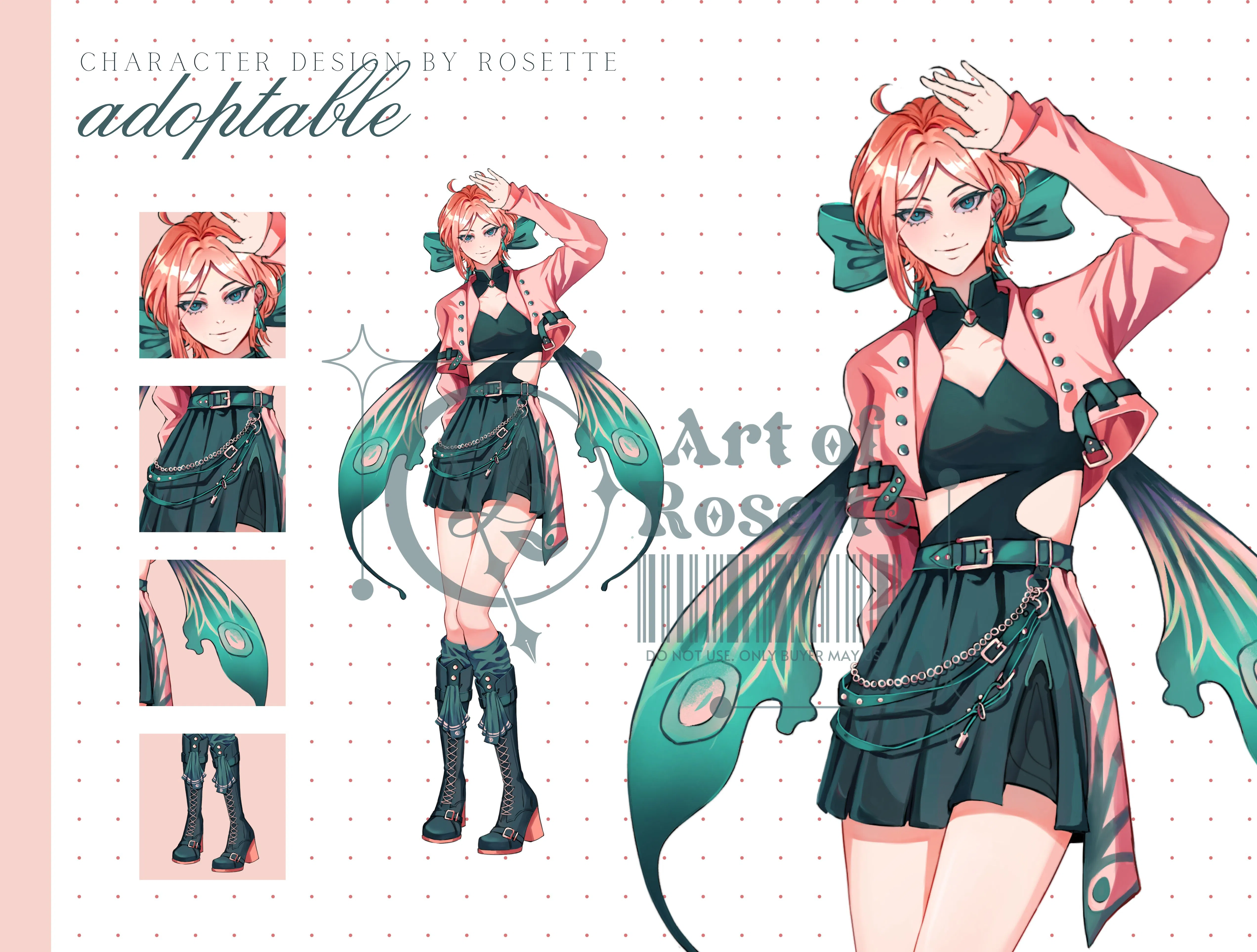 Custom Character Design! (Full Body Rendered) by rosette (@rosette) | VGen