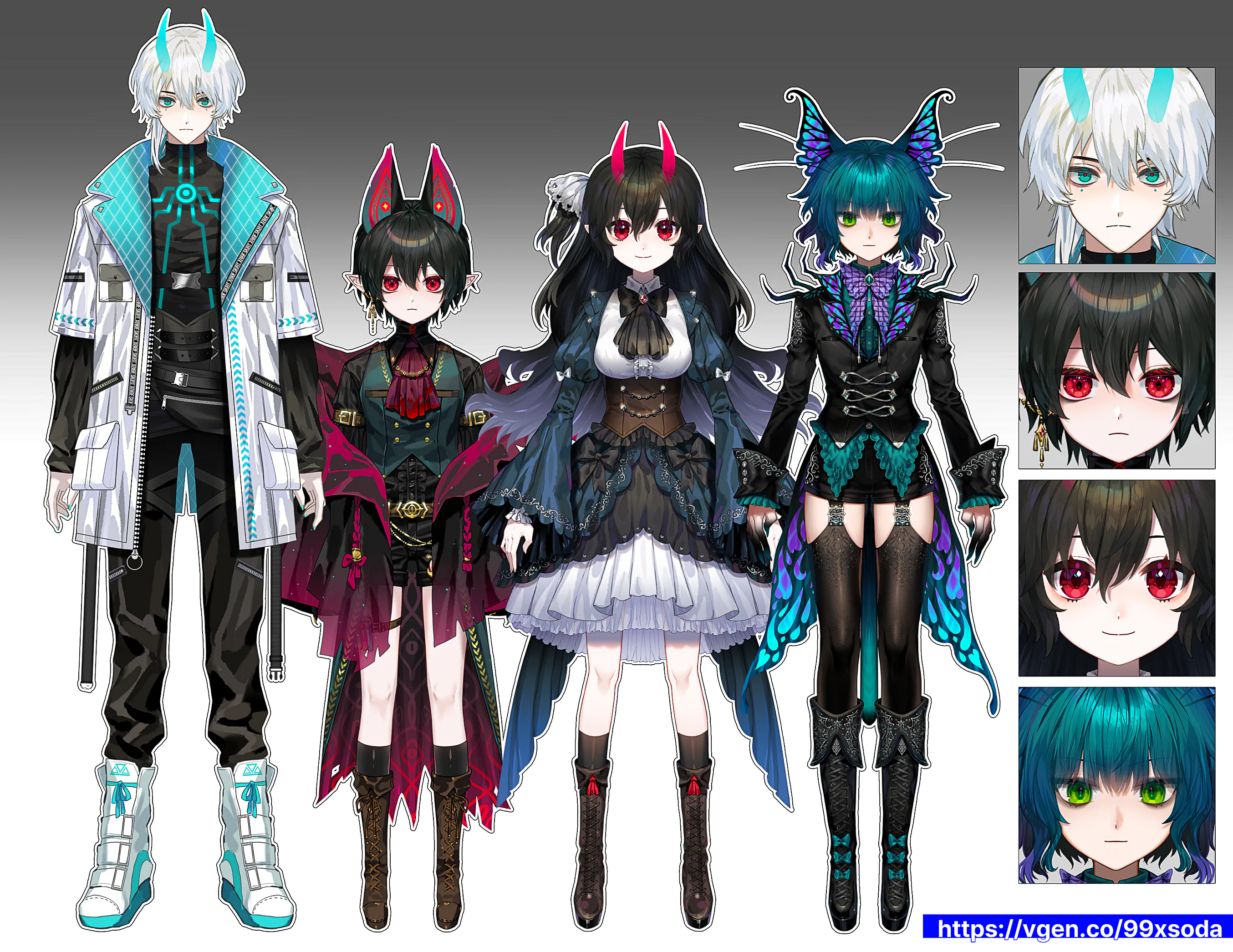 Vtuber-Live2D model ART(ready-to-rig) by Musta (@Mu_sta_ge) | VGen