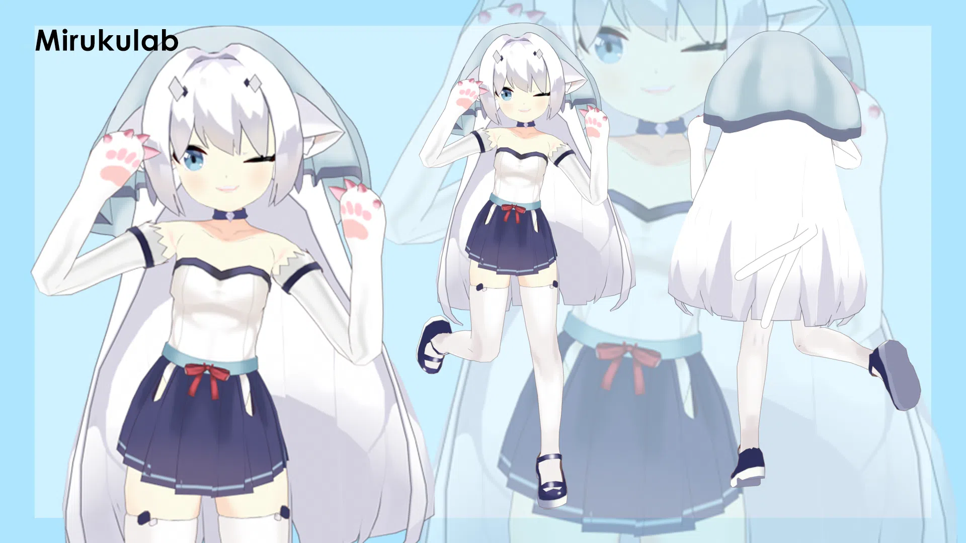 3D Avatar Vtuber Model Character (FBX + VRM/VRChat) by mirukulab (@mirukulab) | VGen