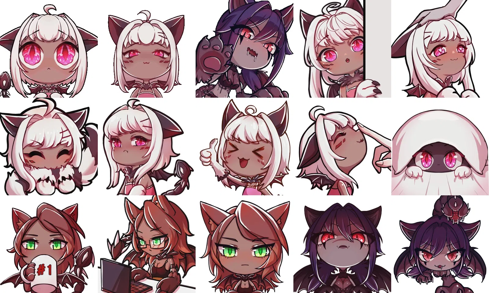 Custom Emote by Cherry 🍒 (@White_Cherry) | VGen