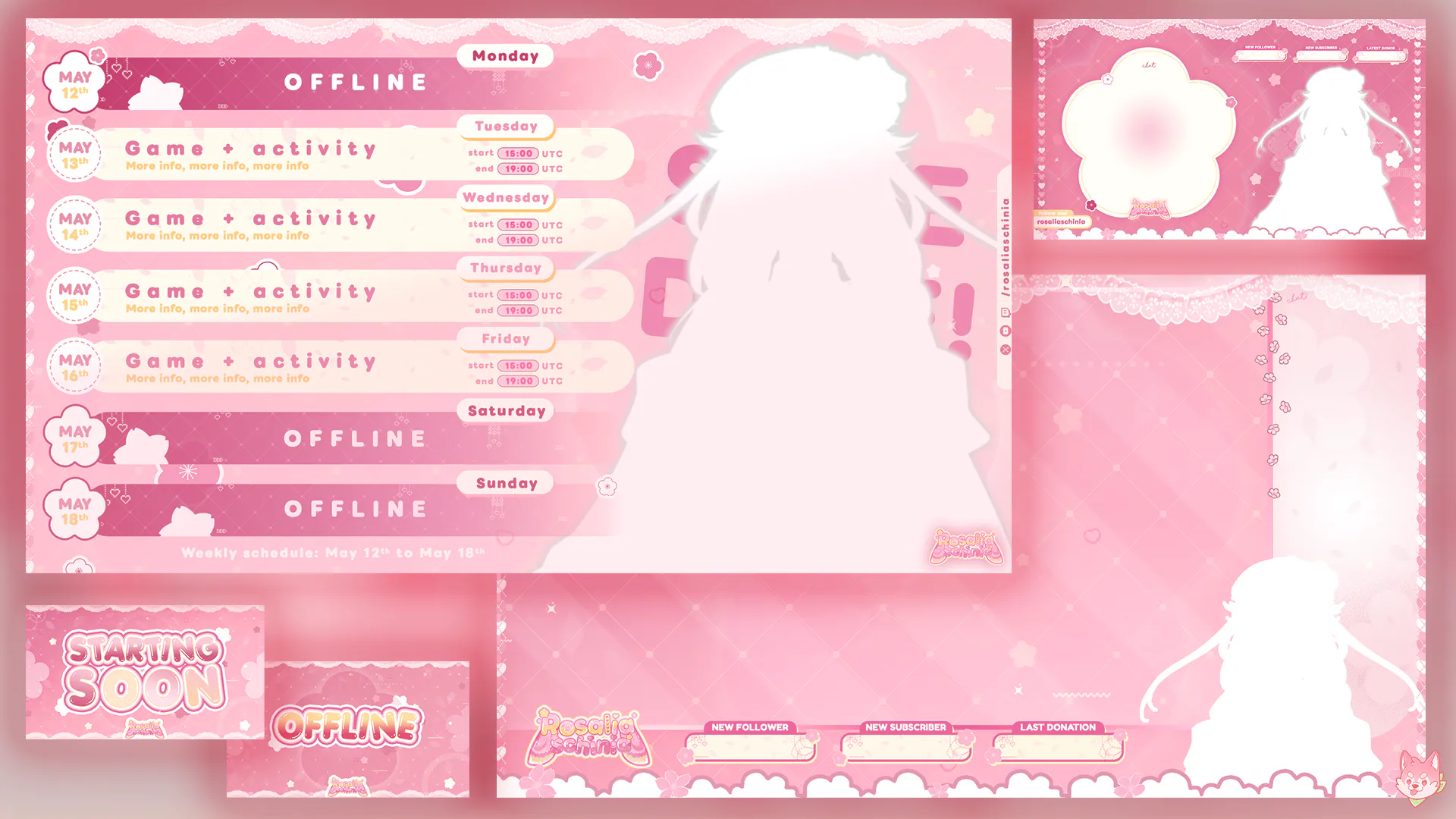 Individual Stream Overlay / Screen! — Personalized by Momochi ...