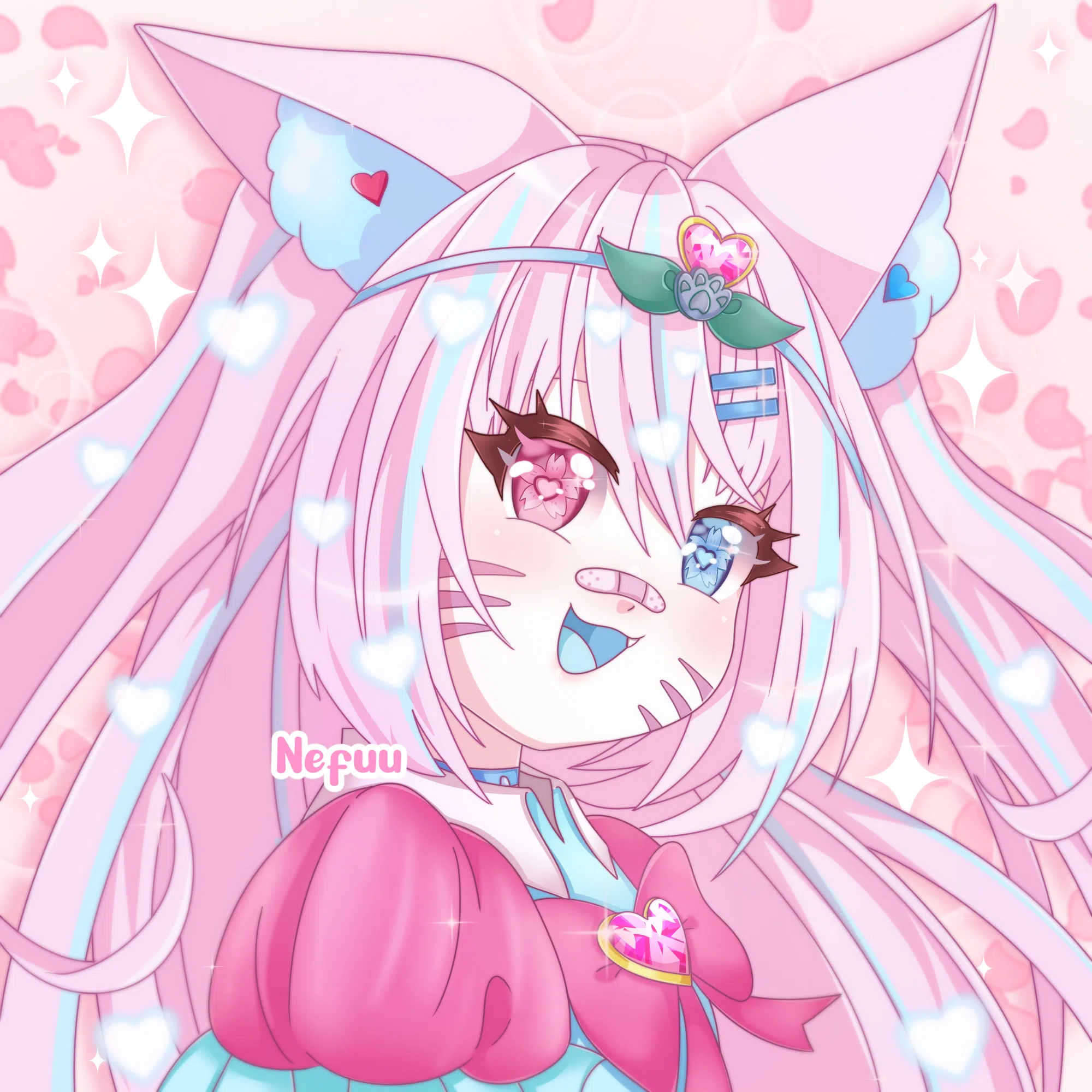 VTuber 3D Model | VRoid + Blender by Nefuu (@Nefuu) | VGen