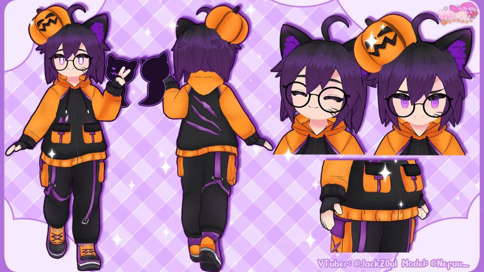 VTuber 3D Model | VRoid + Blender by Nefuu (@Nefuu) | VGen