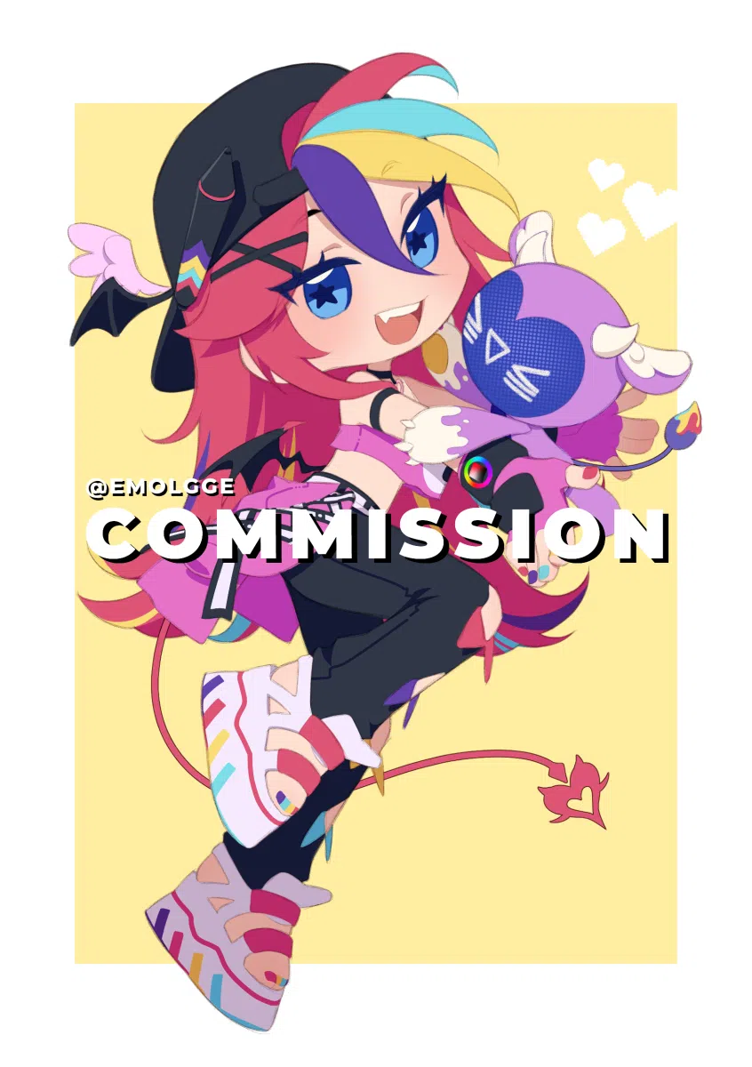 skeb-style chibi commission by rinrin (@emolgge) | VGen