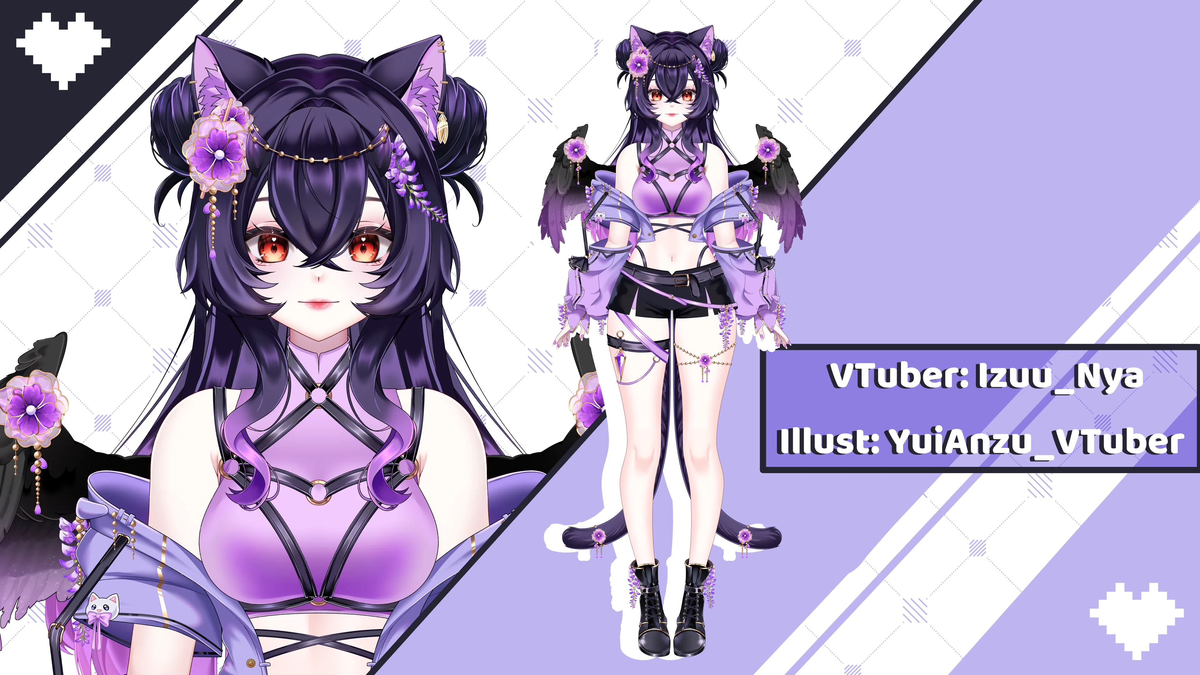 VTuber Model Commission [Fullbody] by YuiAnzu_VTuber (@YuiAnzu_VTuber) | VGen