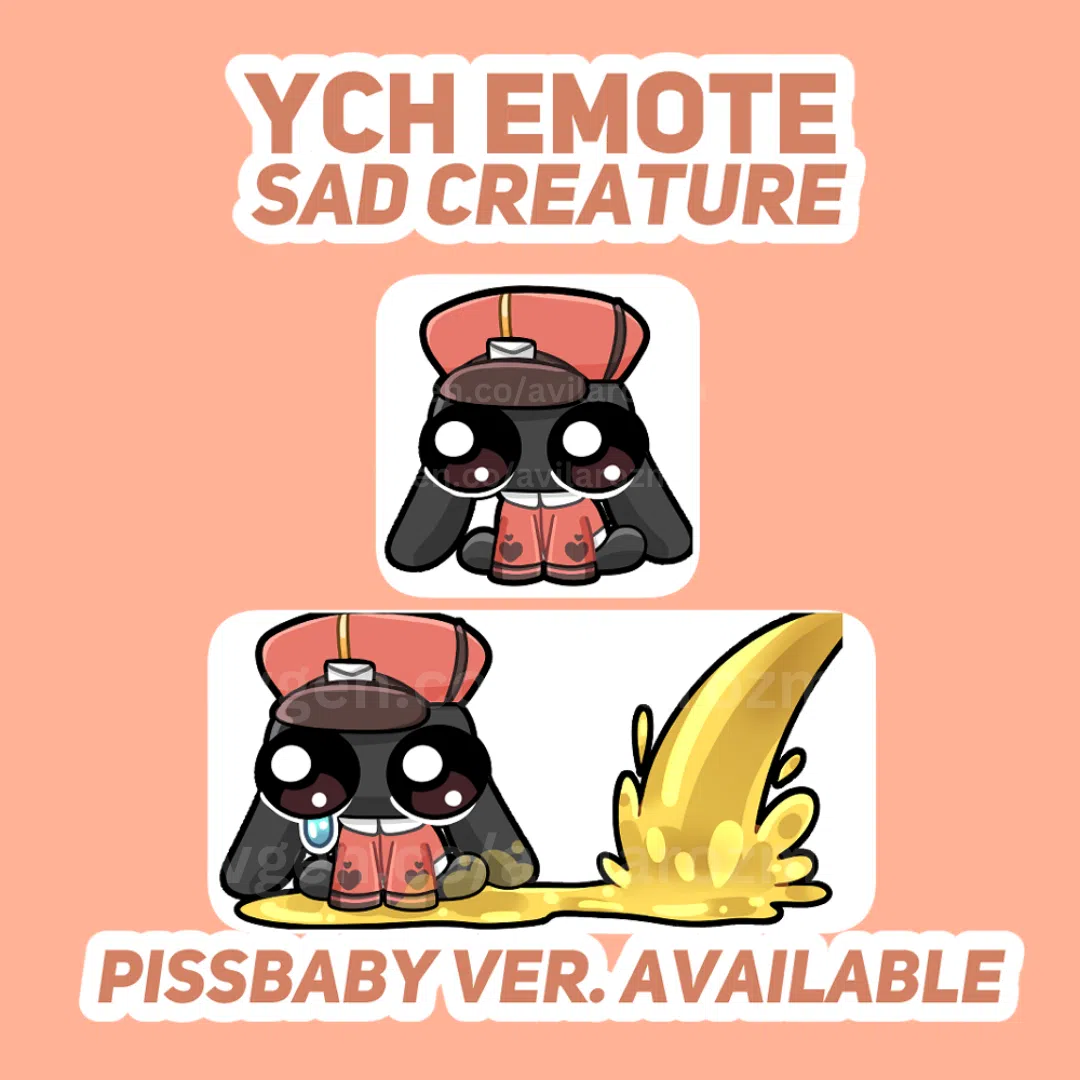 YCH Emote - Sad Creature by Avila🐰💌 (@avila) | VGen