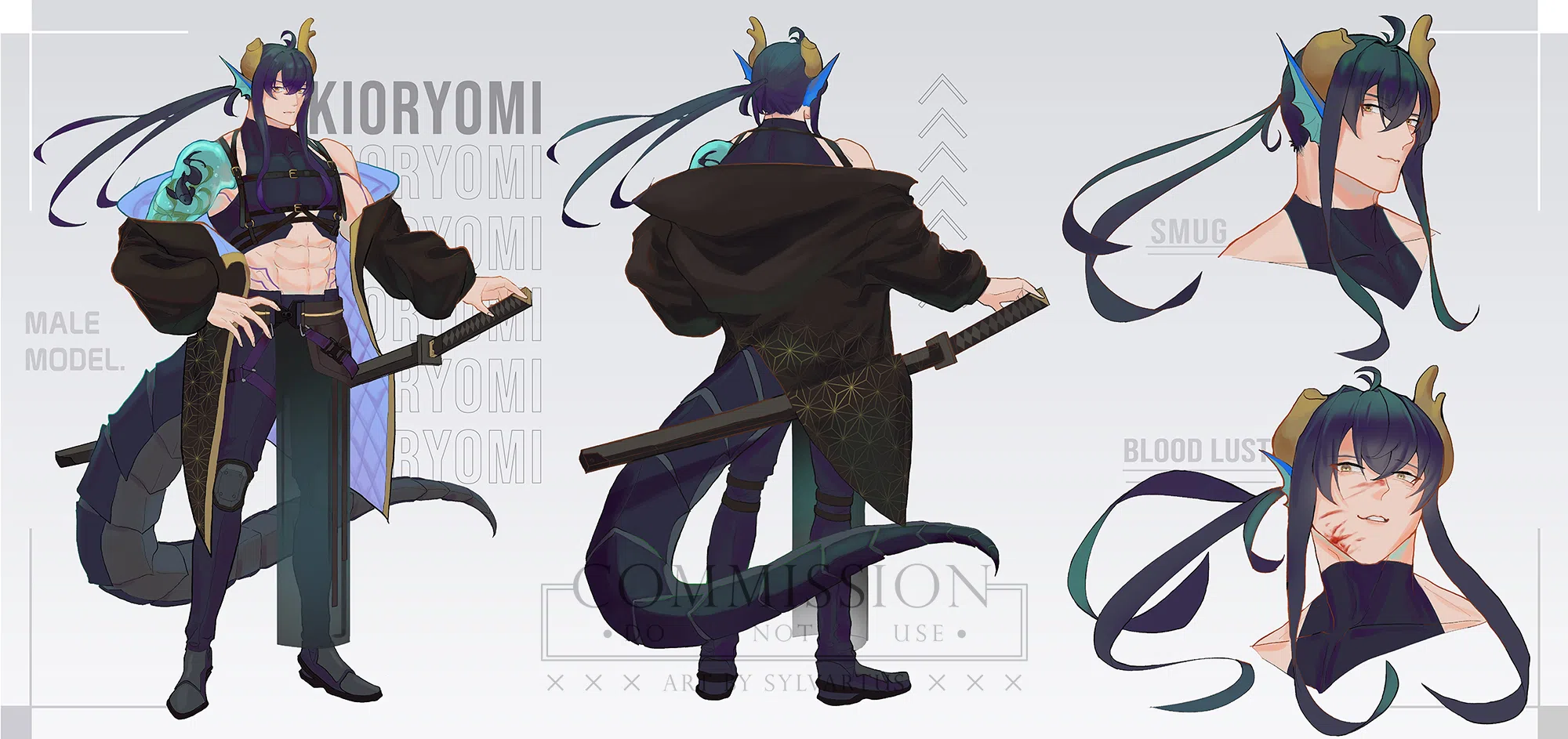 Character Design Reference Sheet by Sylvartus (@Sylvartus) | VGen