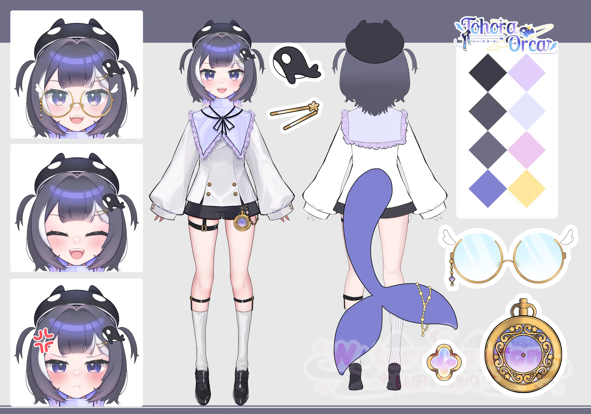 character sheet design (reference sheet) by watermeawlon (@watermeawlon ...